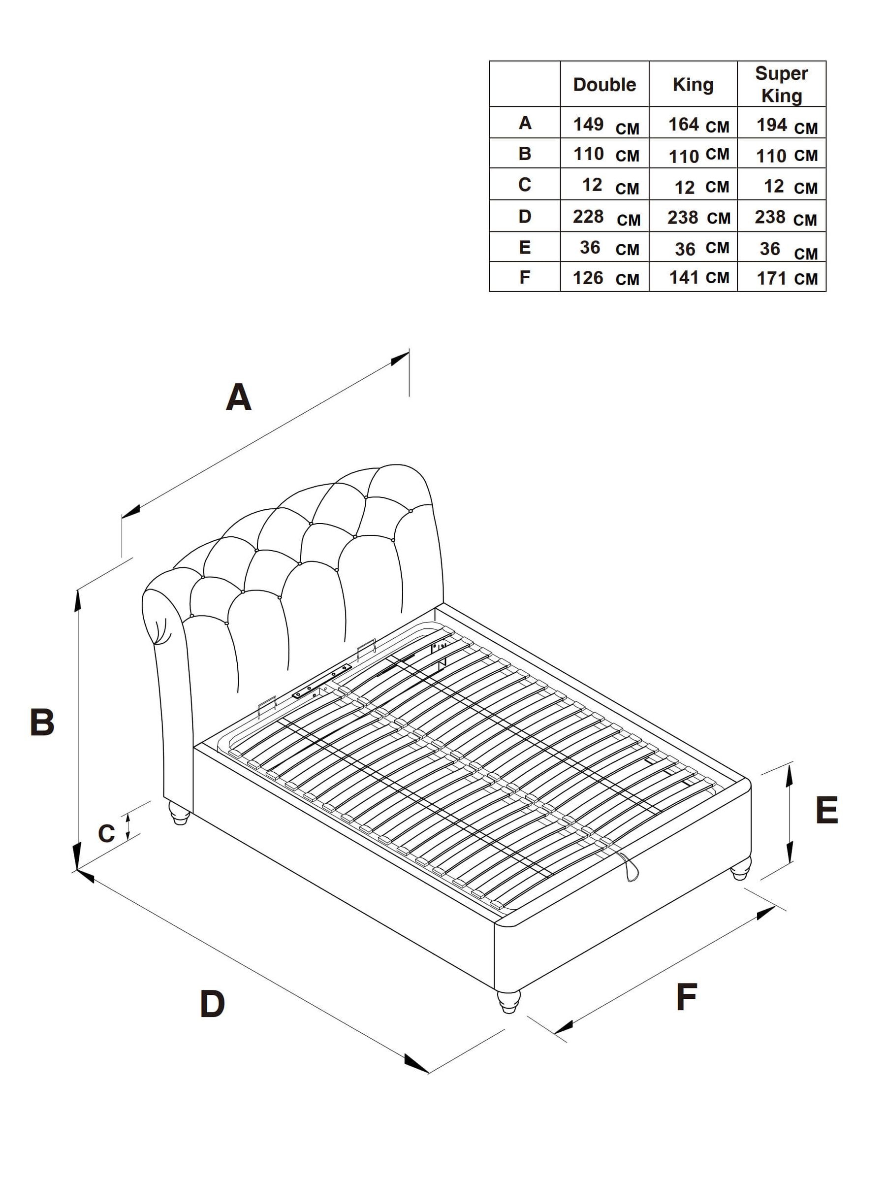 Buy Wool Blend Natural Stone Hartford Upholstered Ottoman Storage Bed Frame from the Next UK online shop
