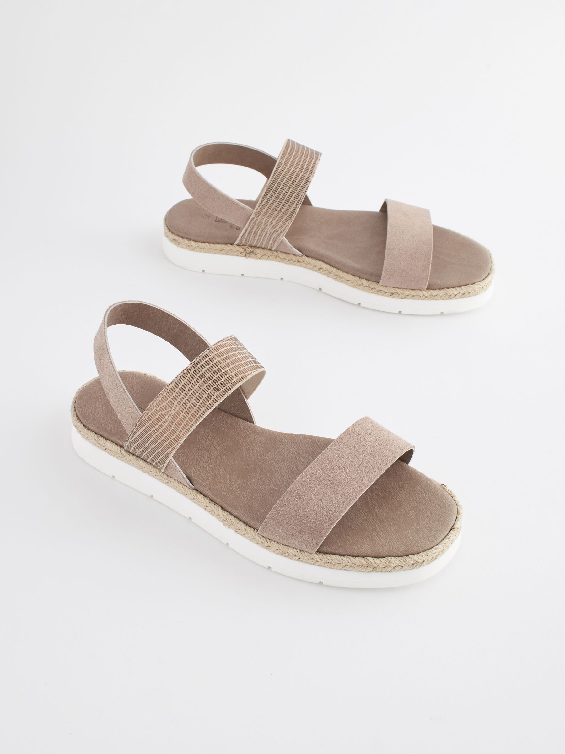 Buy Nude Elasticated Straps Sandals from the Next UK online shop