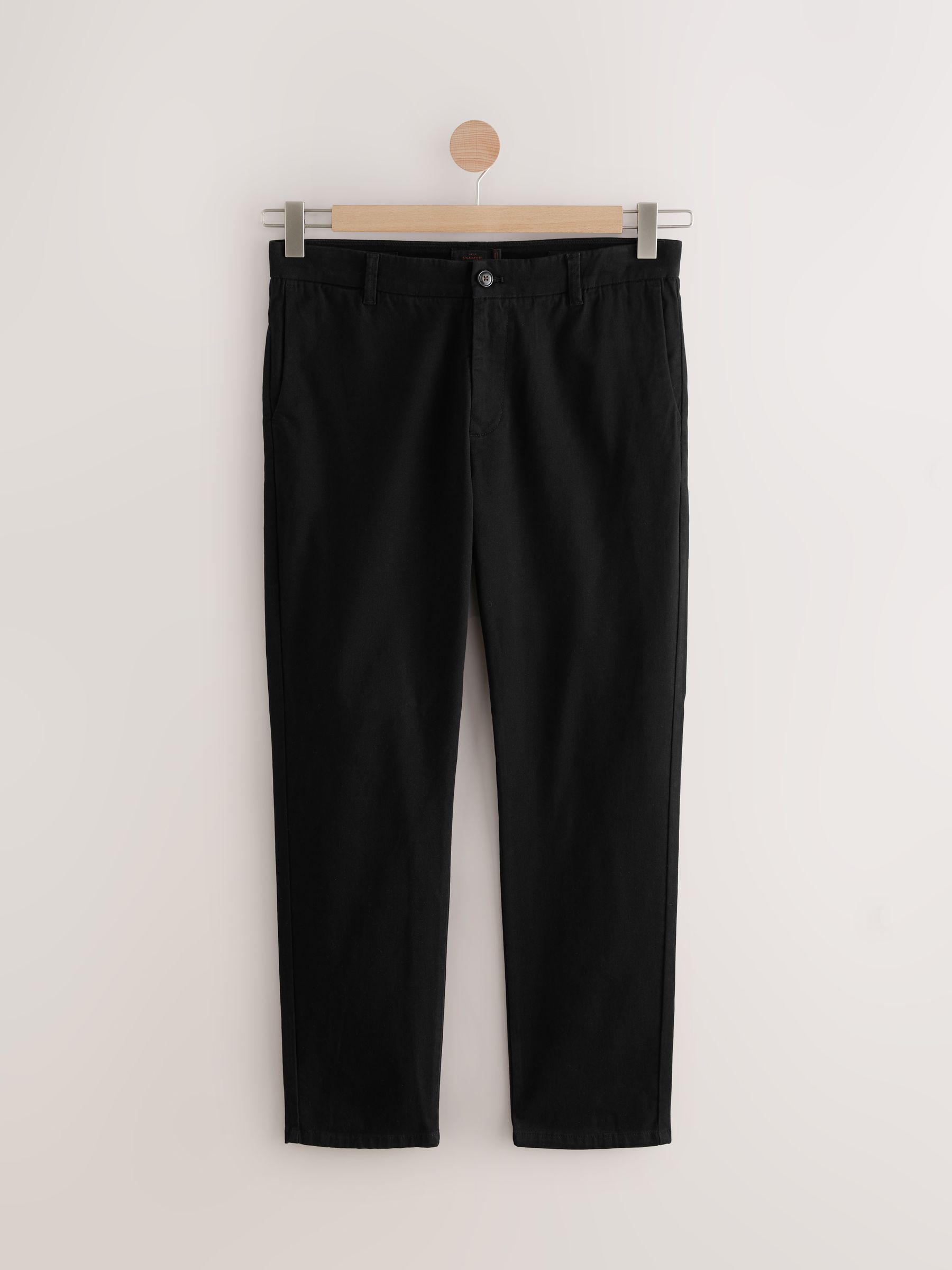 Buy Black Slim Fit Nova Fides Signature Italian Fabric Chino Trousers from the Next UK online shop