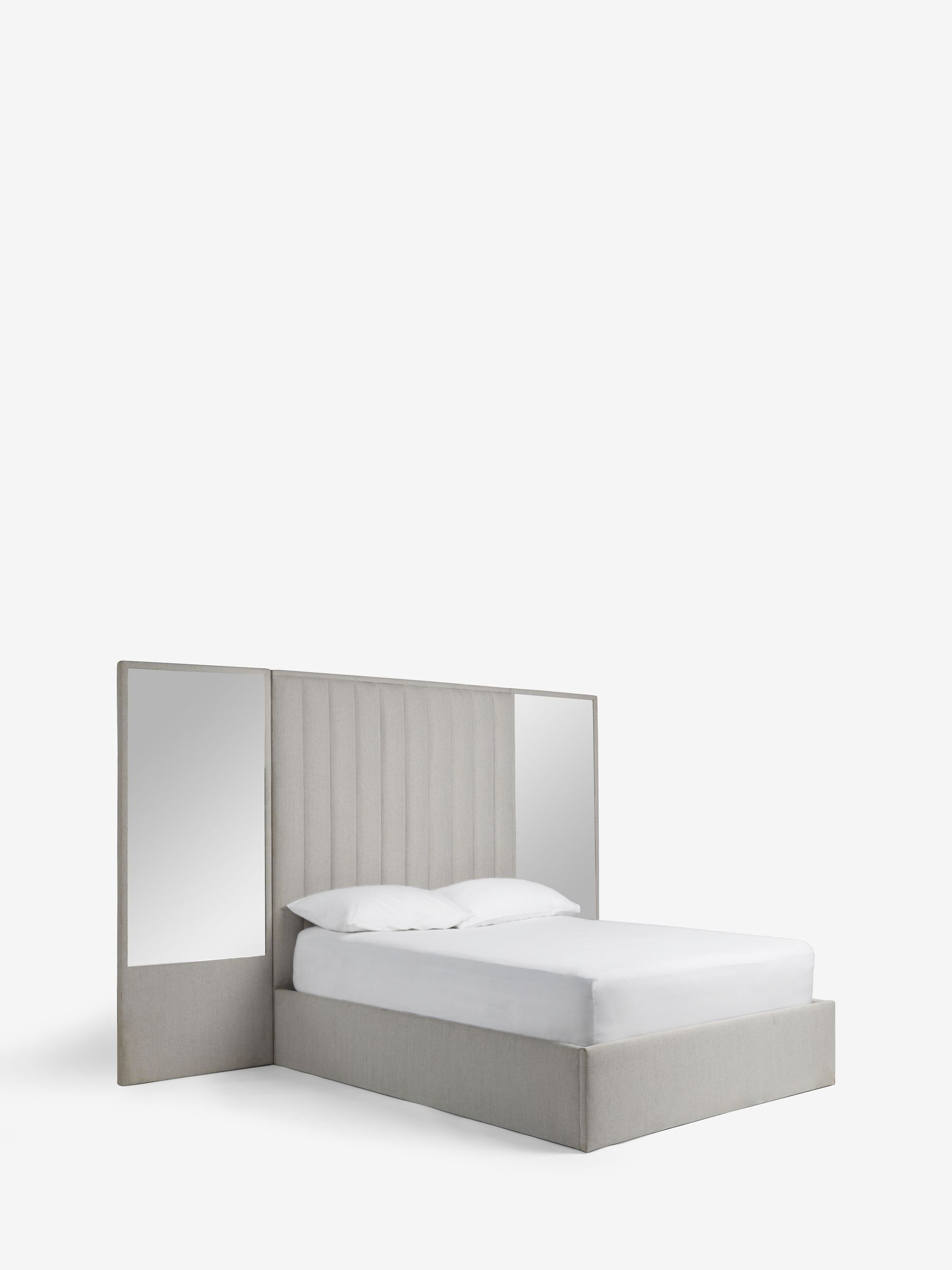 Buy Contemporary Blend Light Natural Cerys Upholstered Hotel Bed Frame ...