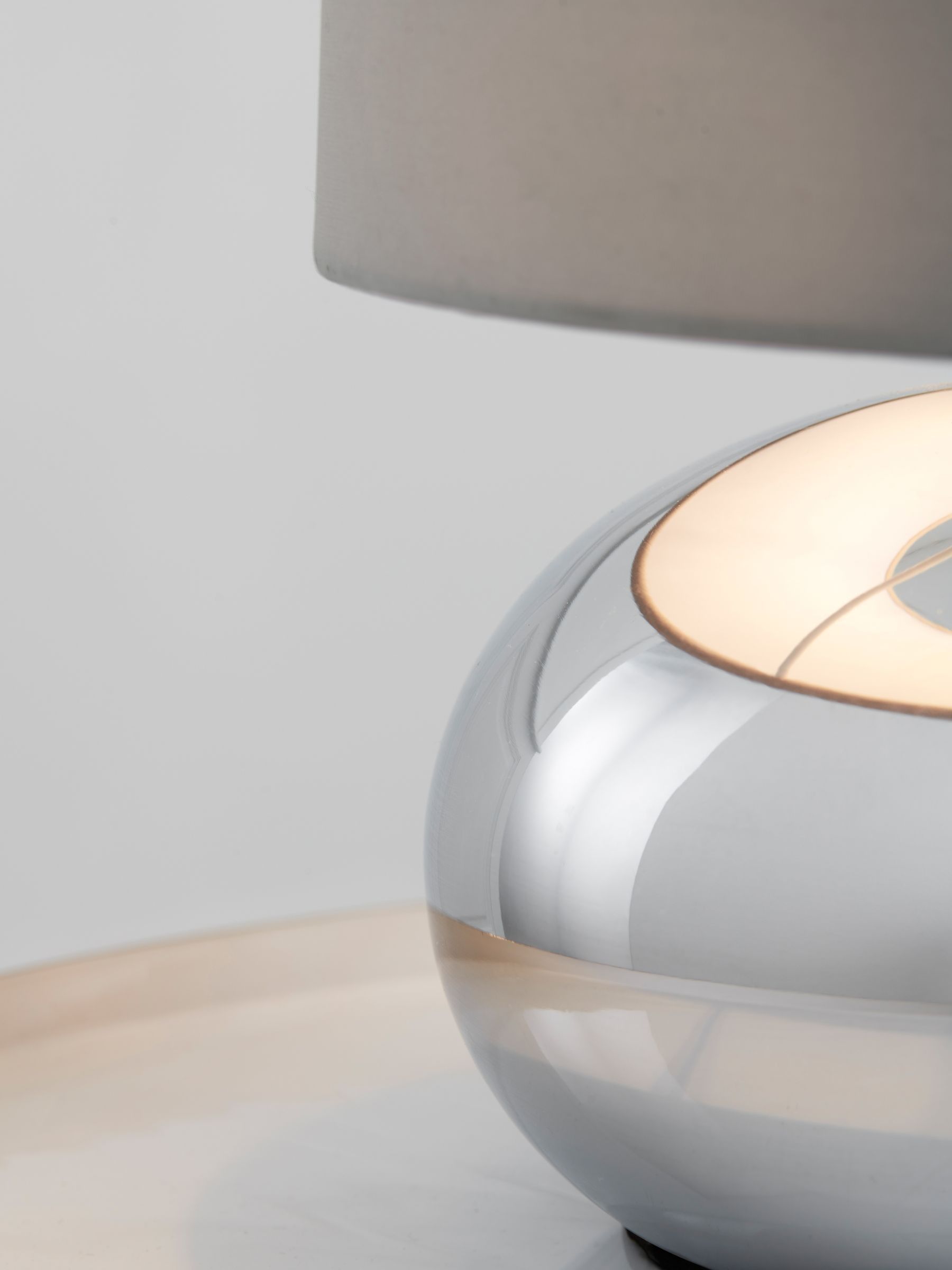Buy Chrome Pebble Twin Pack Table Lamp from Next Ireland