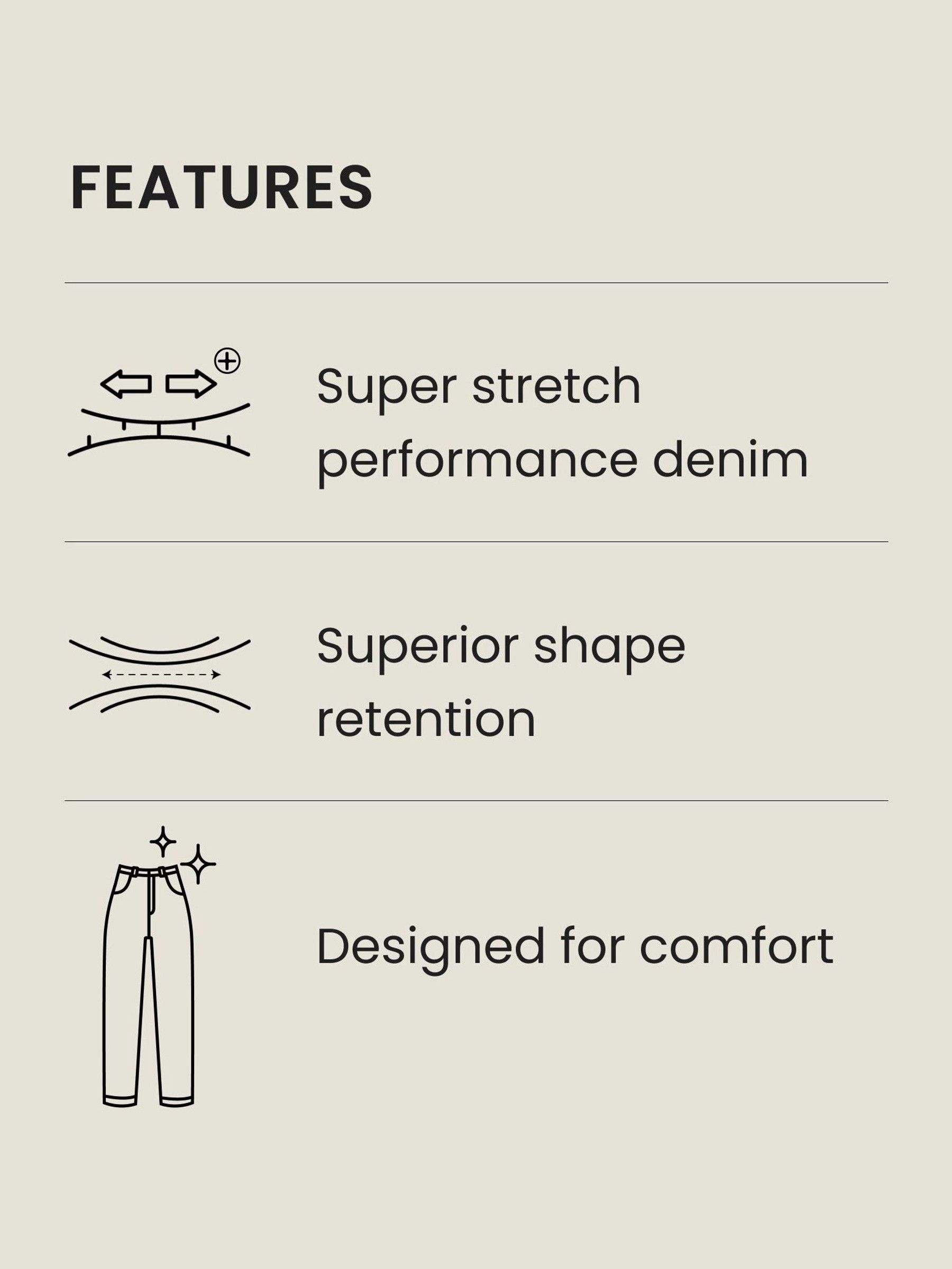 Buy Black Straight Fit Motionflex Jeans from the Next UK online shop