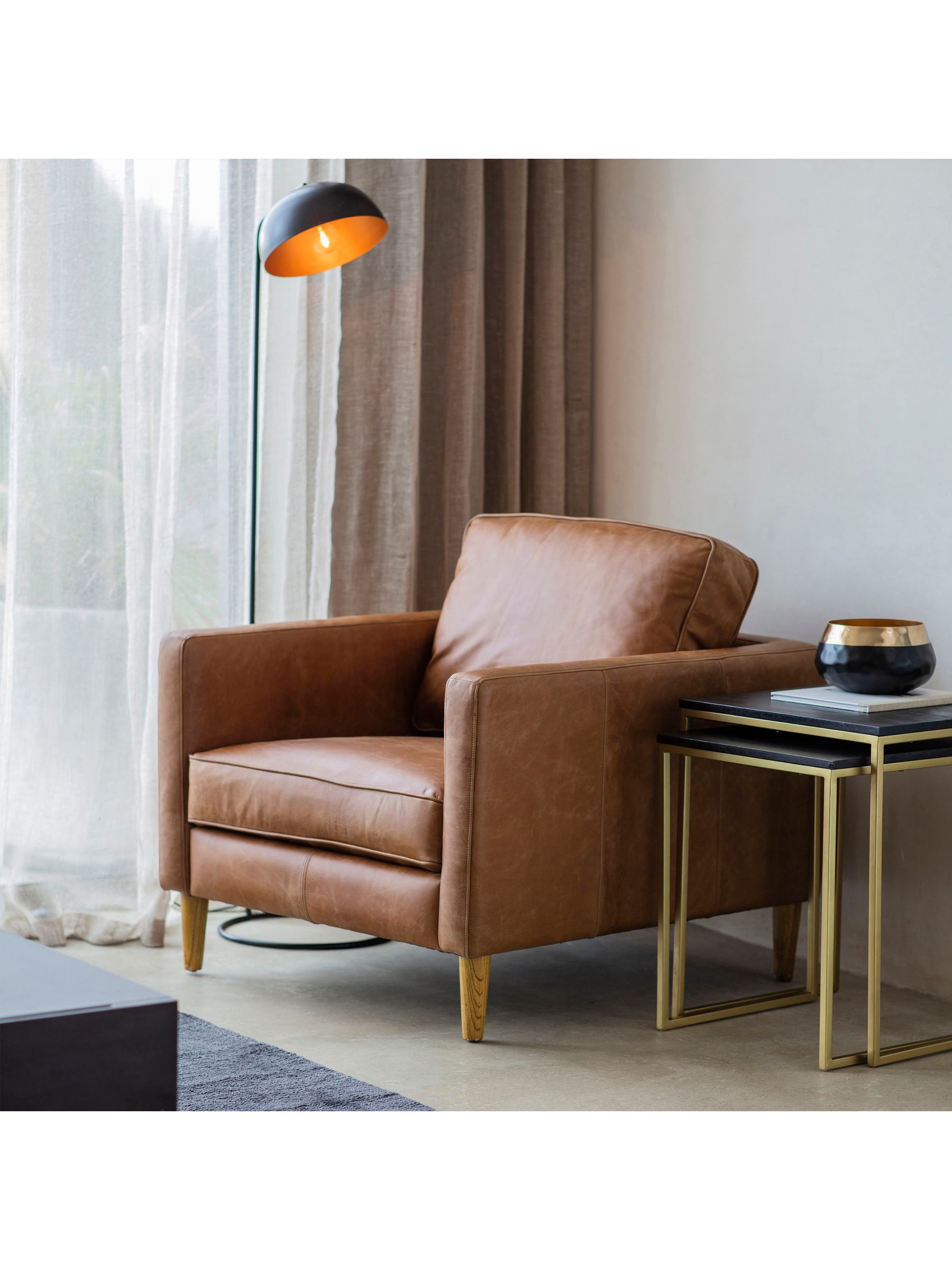 Next leather armchair store