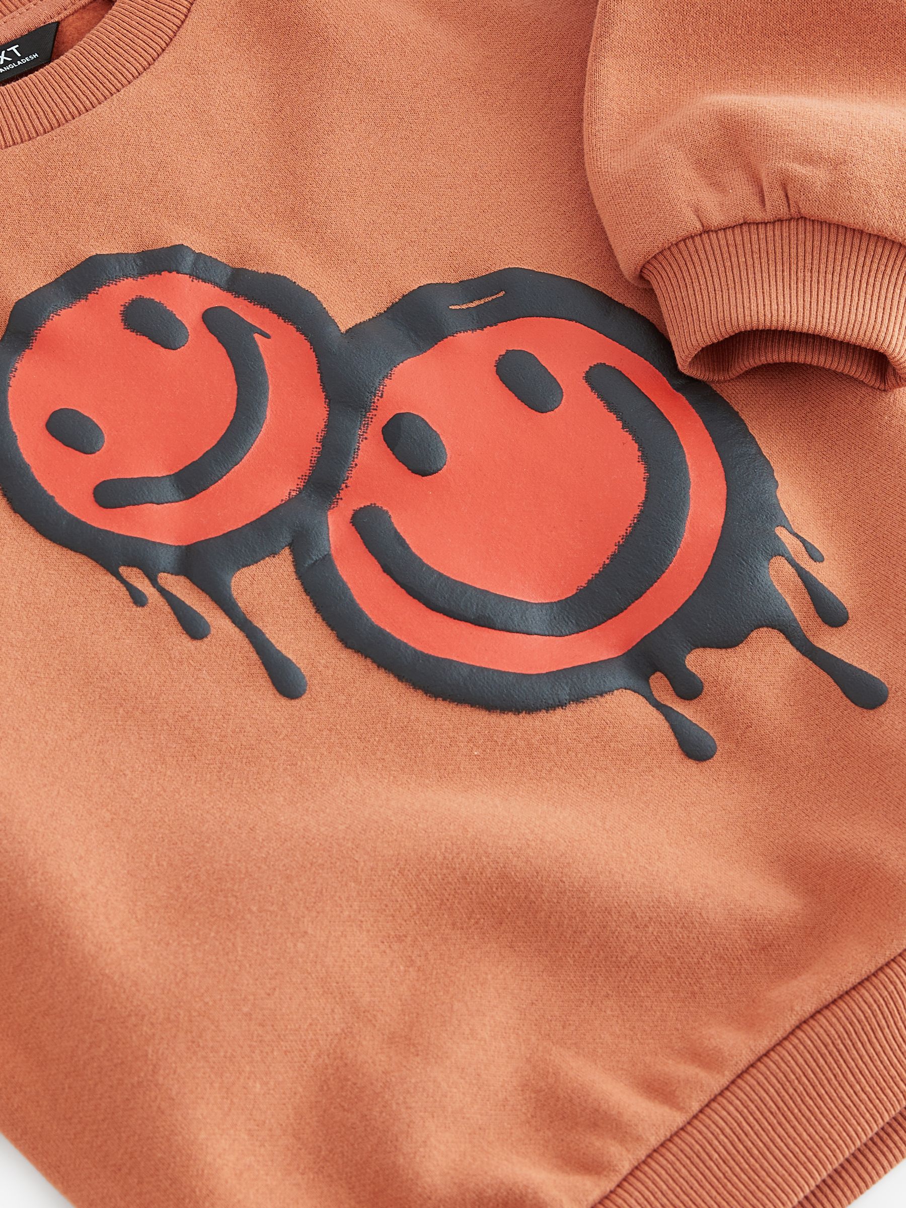 Buy Rust Brown Happy Sweatshirt and Utility Joggers 2 Piece Set (3mths ...