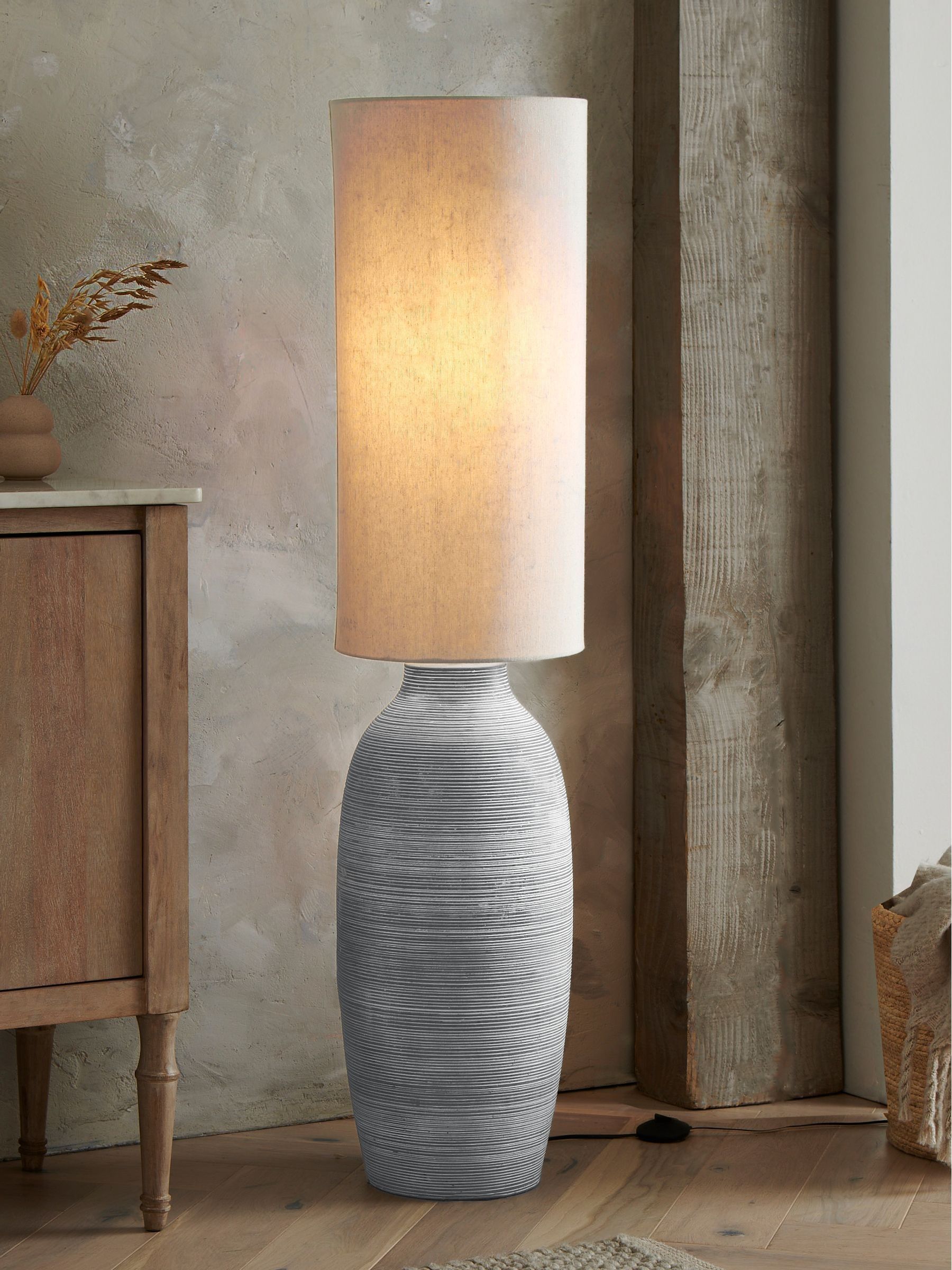Buy Grey Fairford Floor Lamp from the Next UK online shop
