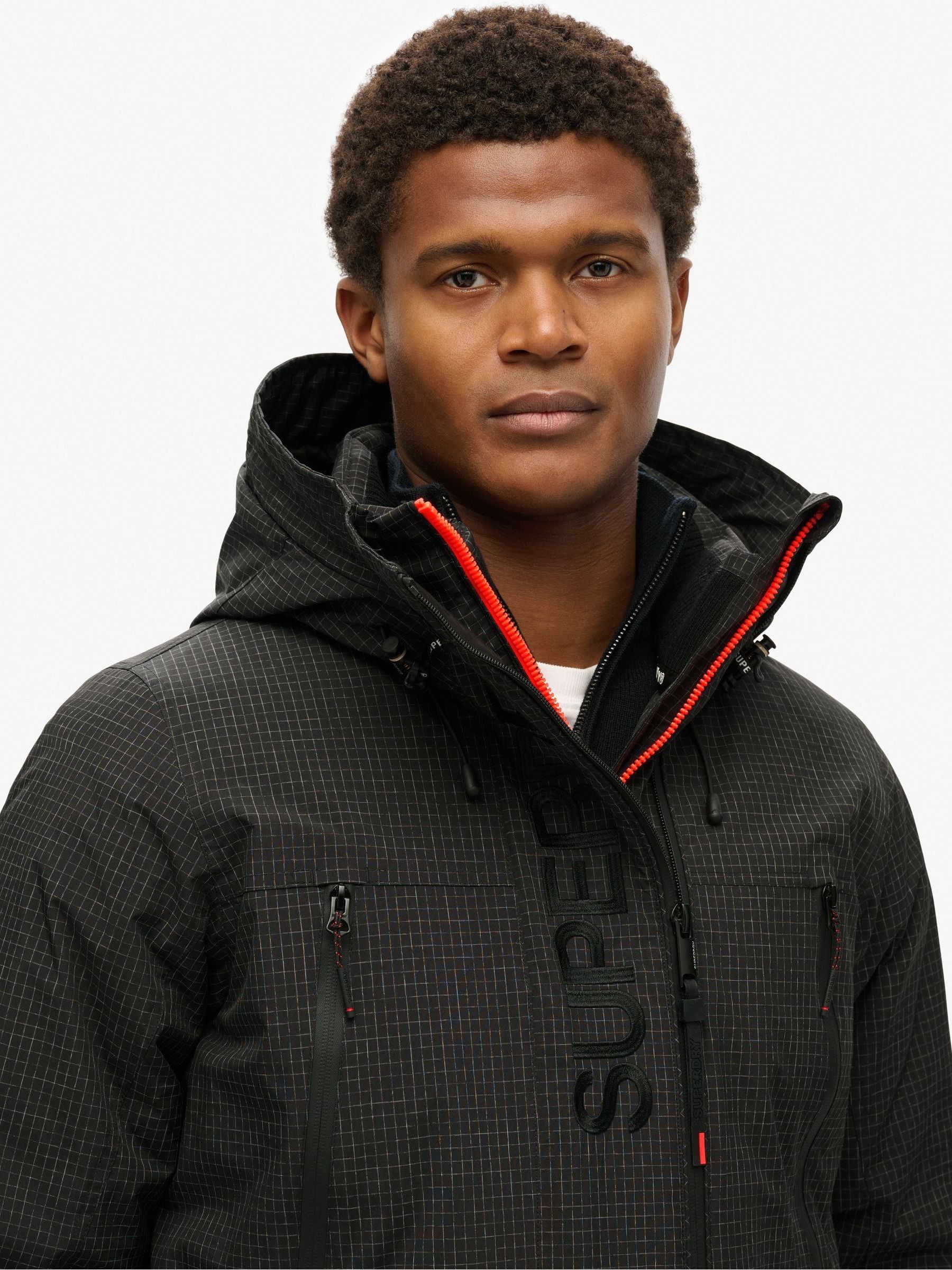 Buy Superdry Black Ripstop Ultimate Windbreaker Jacket from the Next UK ...
