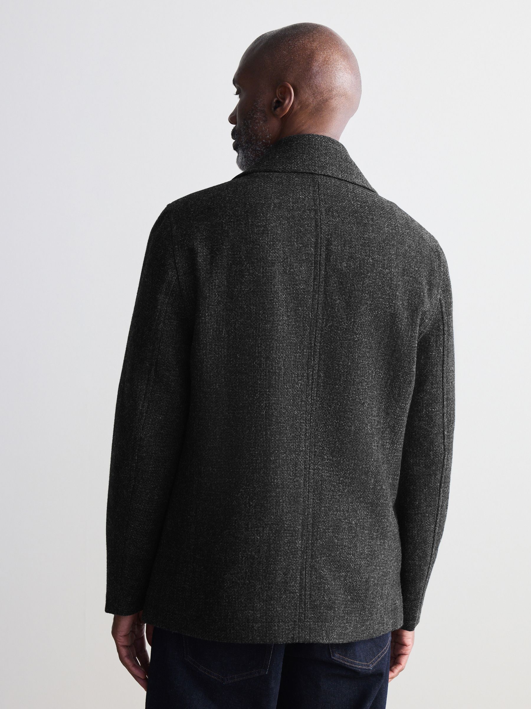 Buy Charcoal Grey Signature 100% Wool Pea Coat from the Next UK online shop