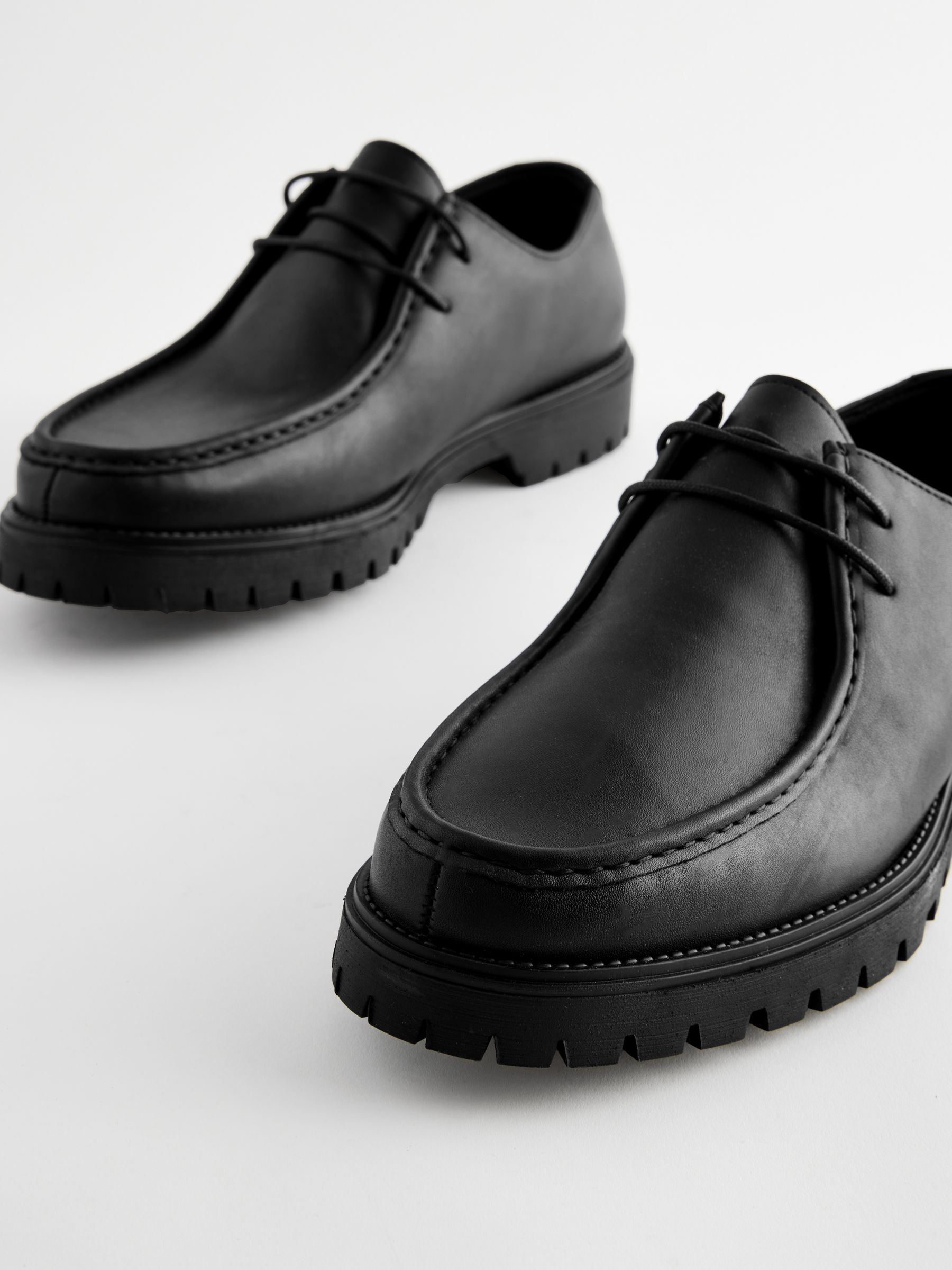 Buy Black Cleated Sole Apron Shoes from the Next UK online shop