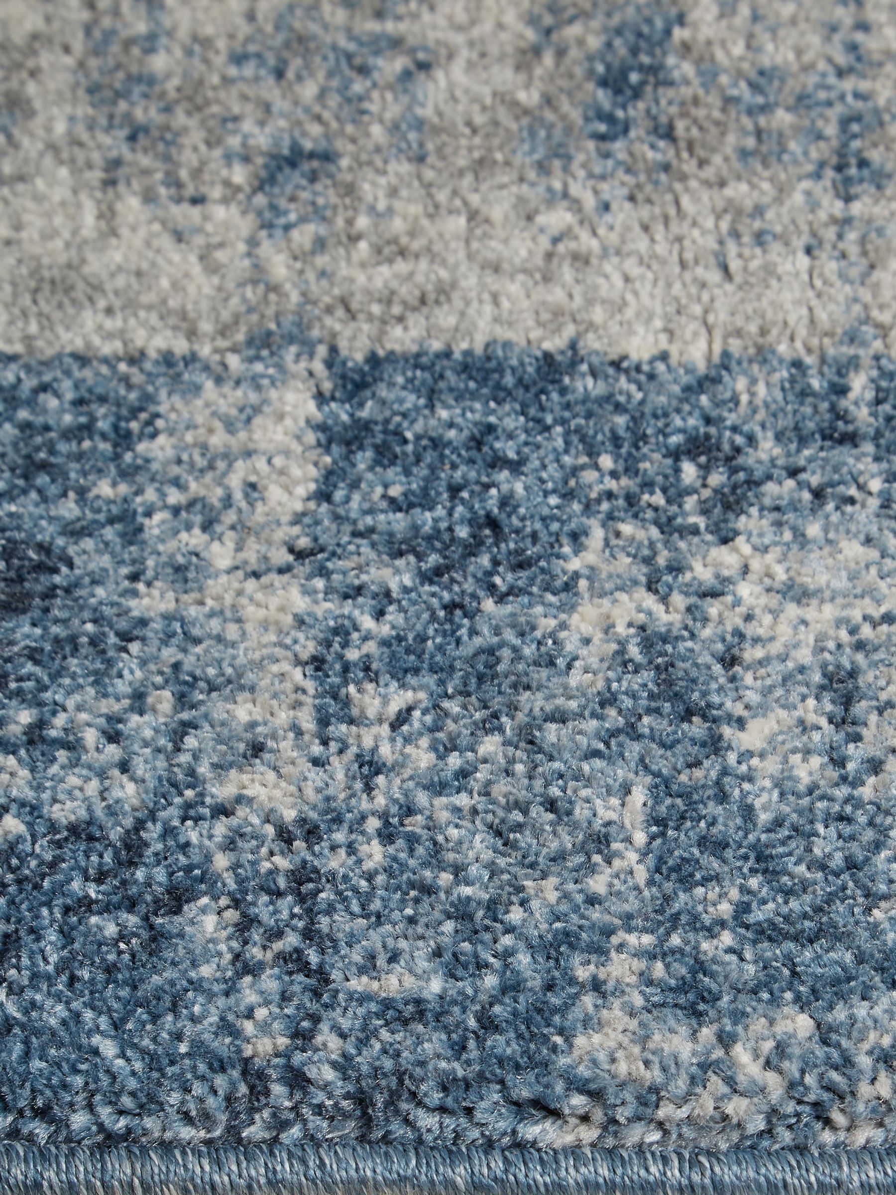 Buy Navy Blue Textured Border Rug from the Next UK online shop