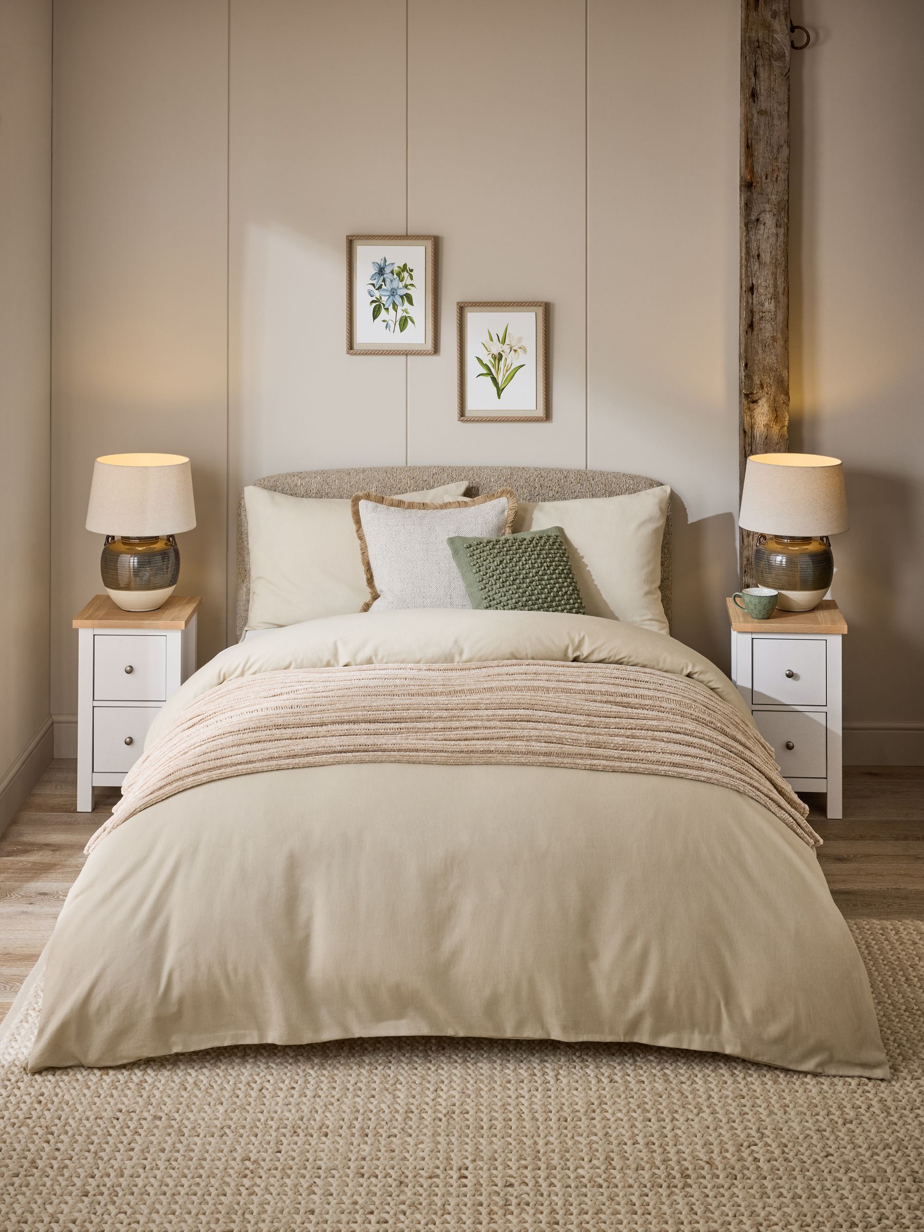 Buy Chalk Malvern Set of 2 Bedside Table from the Next UK online shop