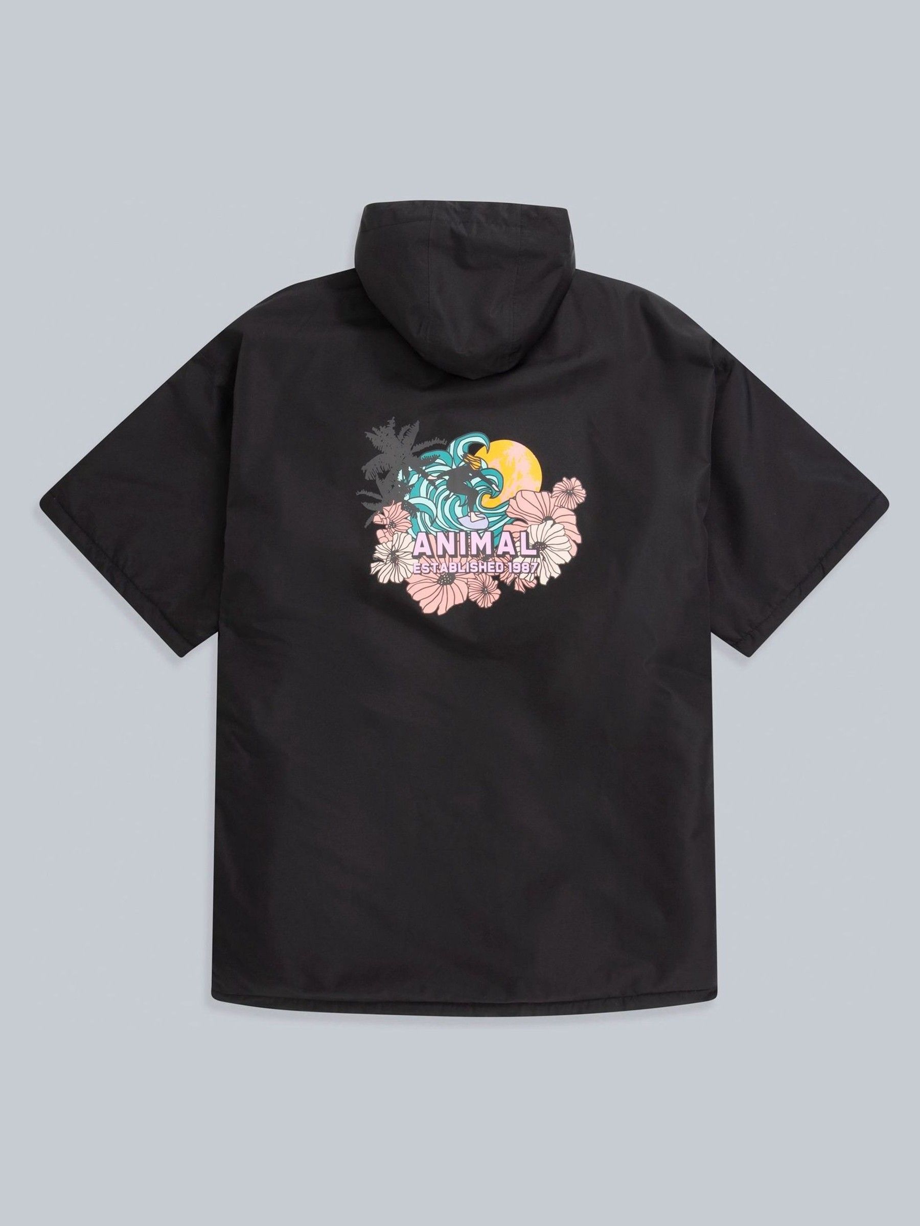 Buy Animal Black Waterproof Misty Womens Changing Robe from the Next UK ...