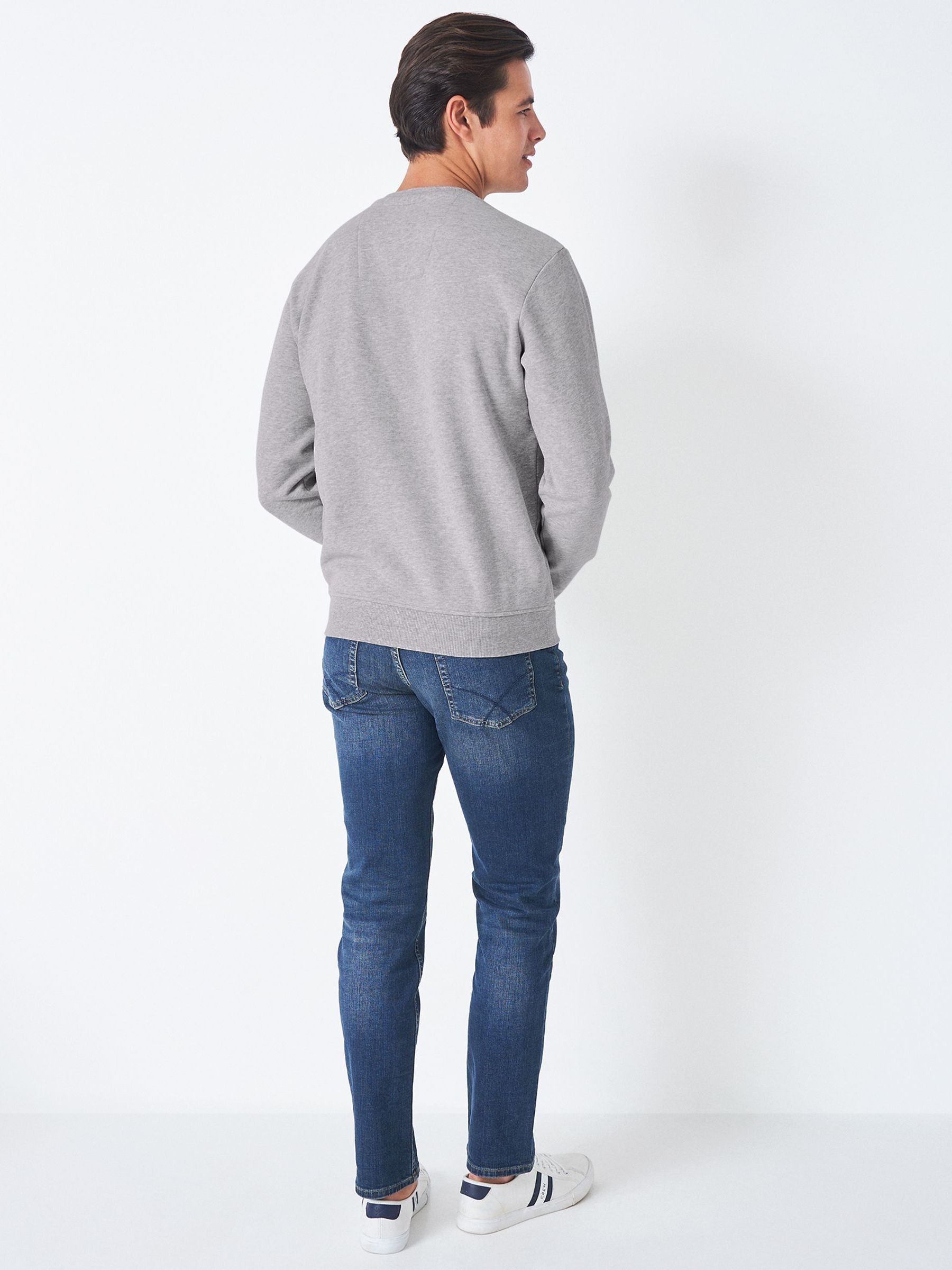 Buy Crew Clothing Grey Crossed Oars Crew Neck Sweatshirt from the Next ...