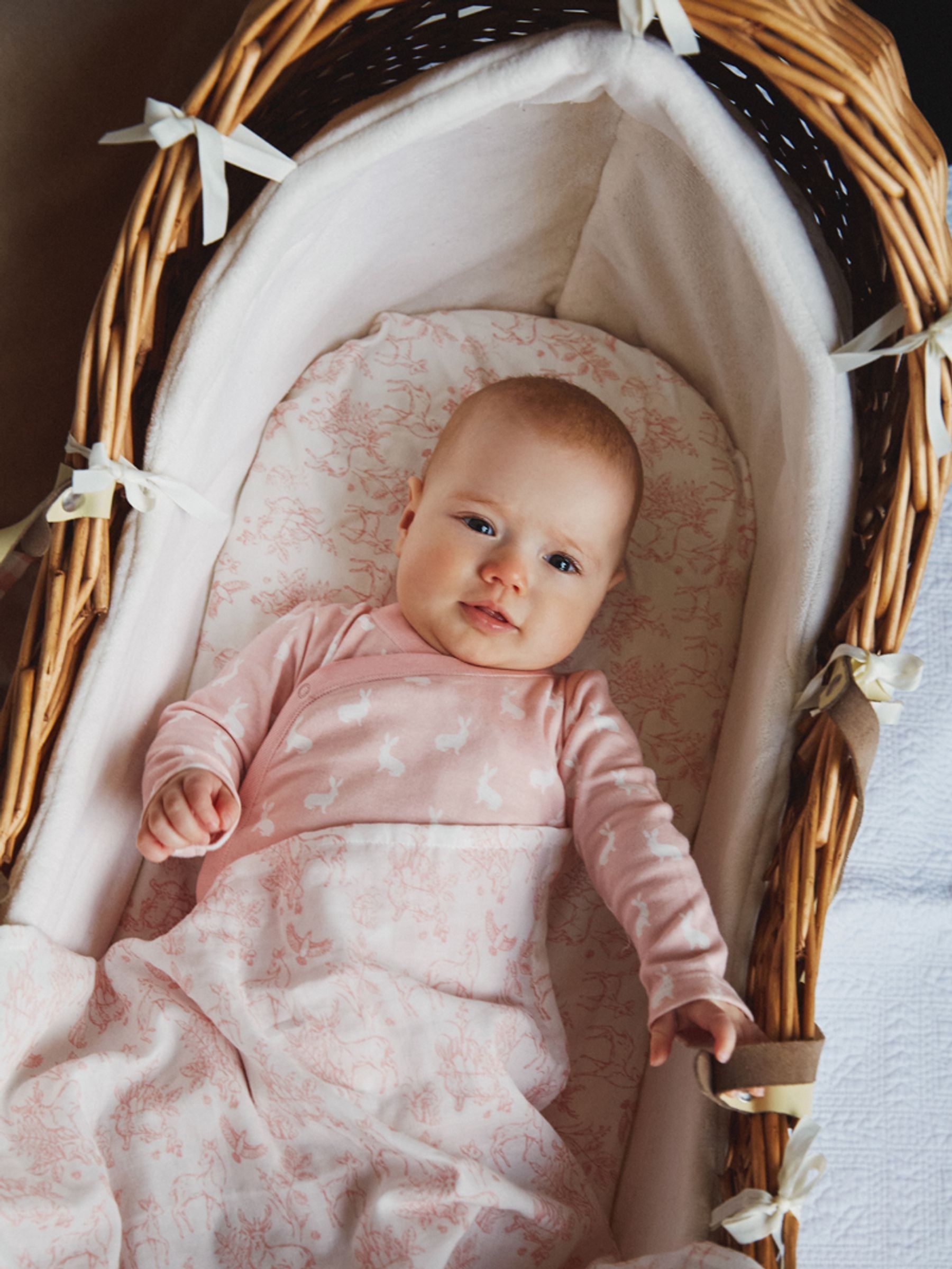Buy The Little Tailor Pink Muslin 100% Cotton Baby Blanket from Next ...