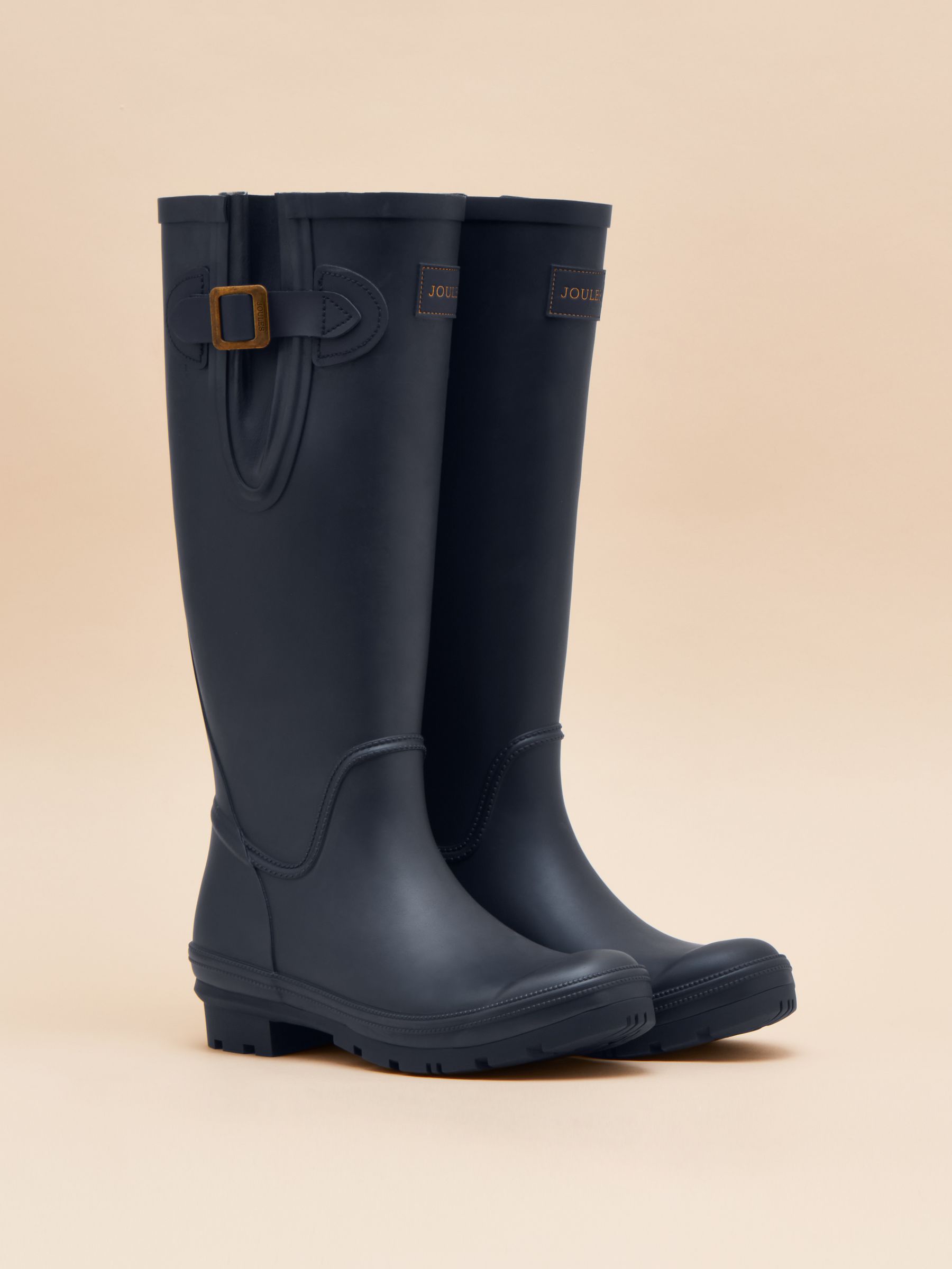 Buy Joules Houghton Navy Blue Adjustable Tall Wellies from Next USA