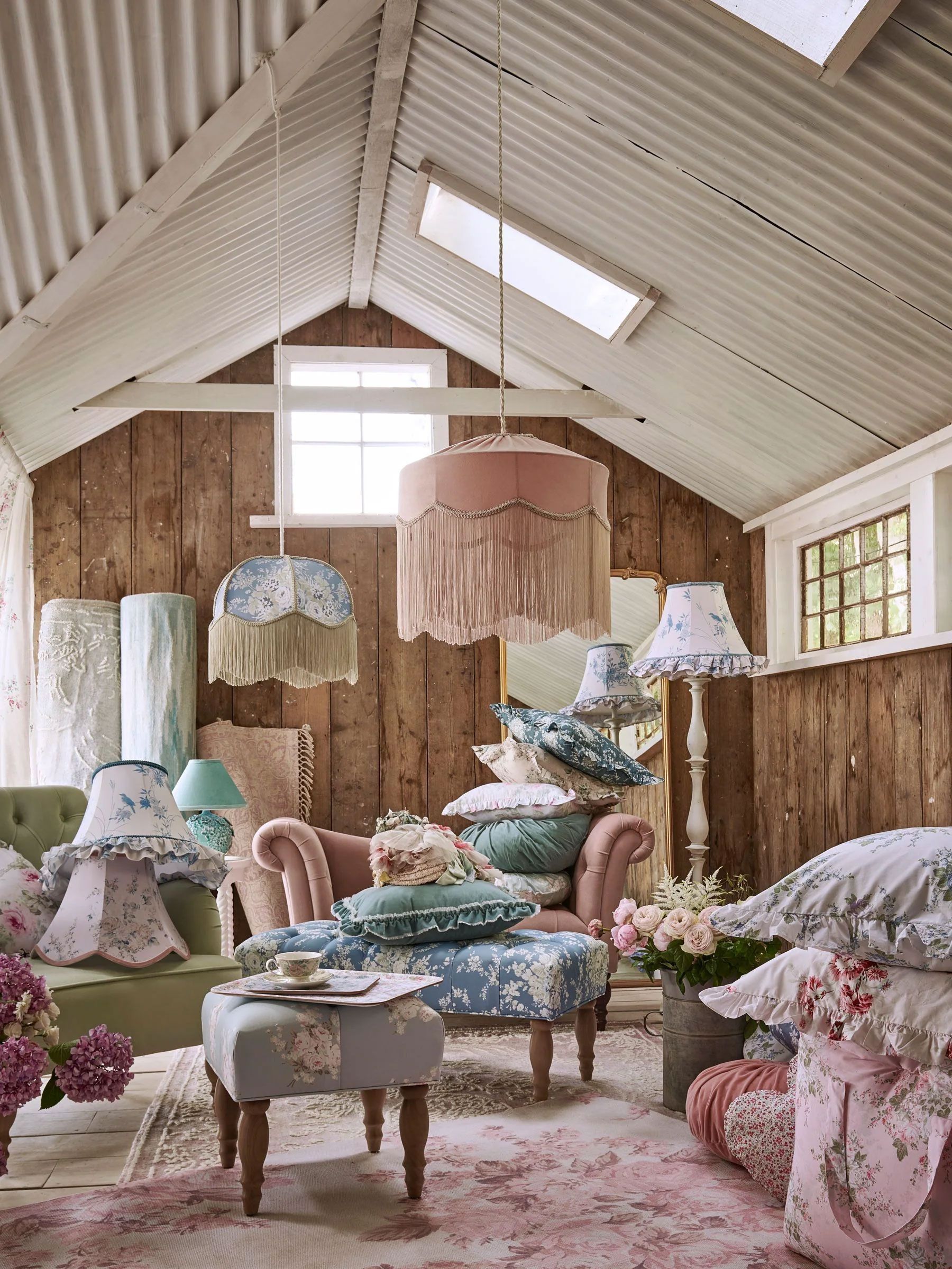 Buy Shabby Chic by Rachel Ashwell® White Delilah Floor Lamp from the ...