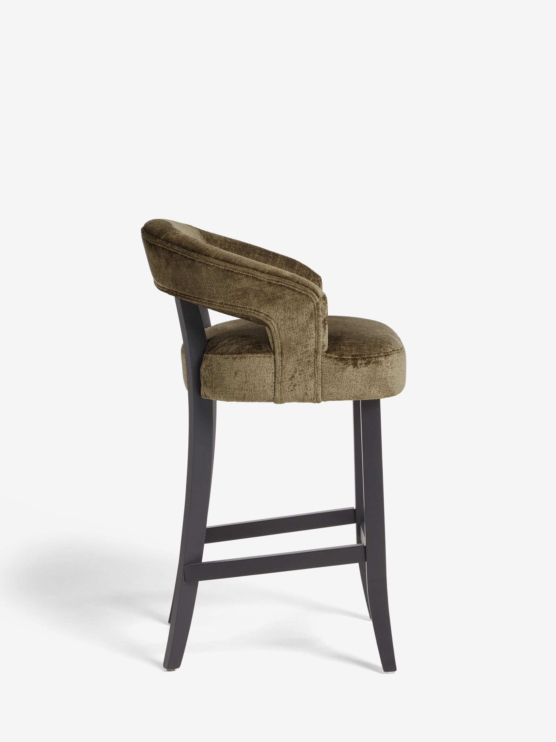 Buy Plush Chenille Moss Green Remi Bar Stool from the Next UK online shop