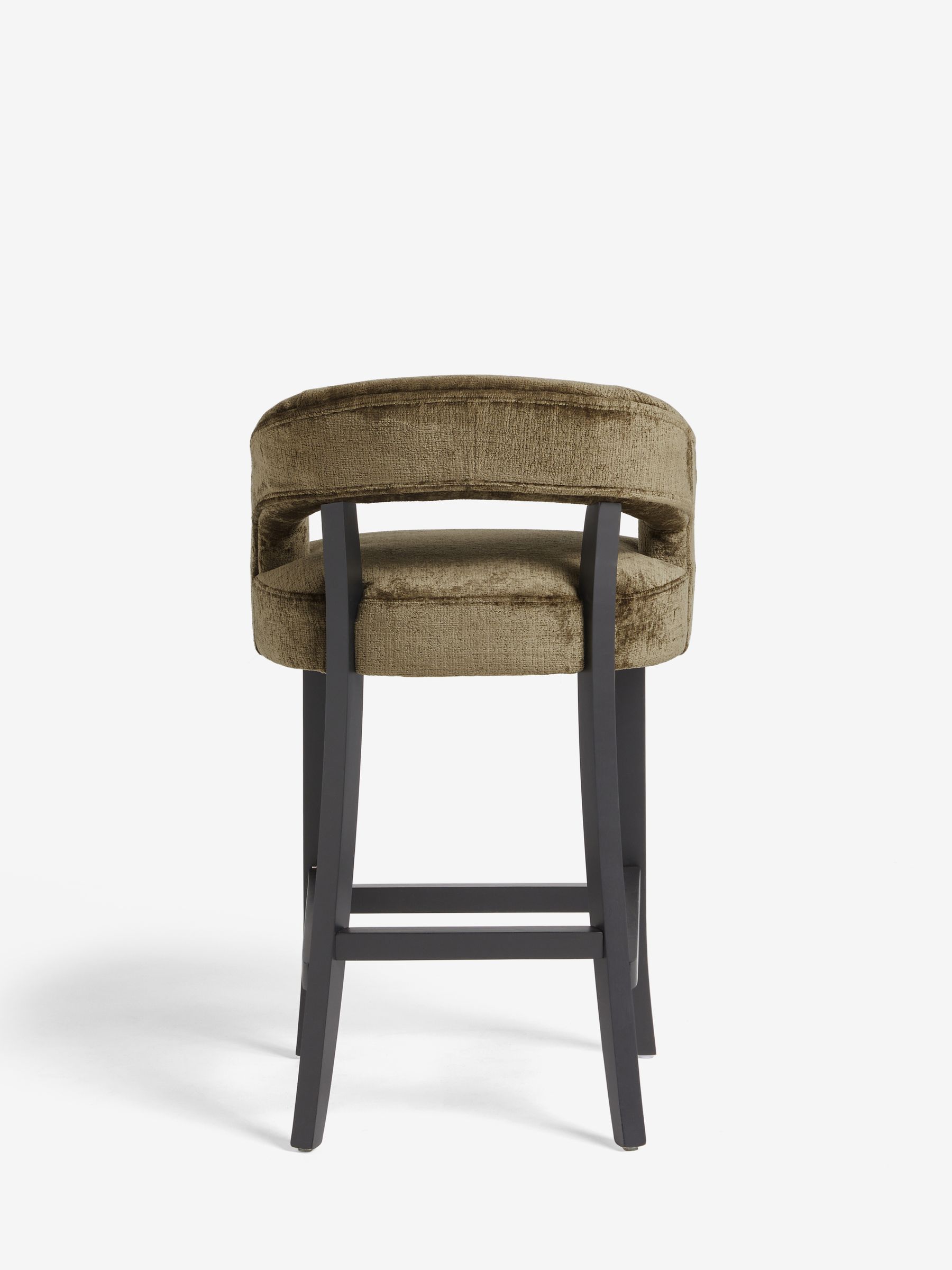 Buy Plush Chenille Moss Green Remi Bar Stool from the Next UK online shop