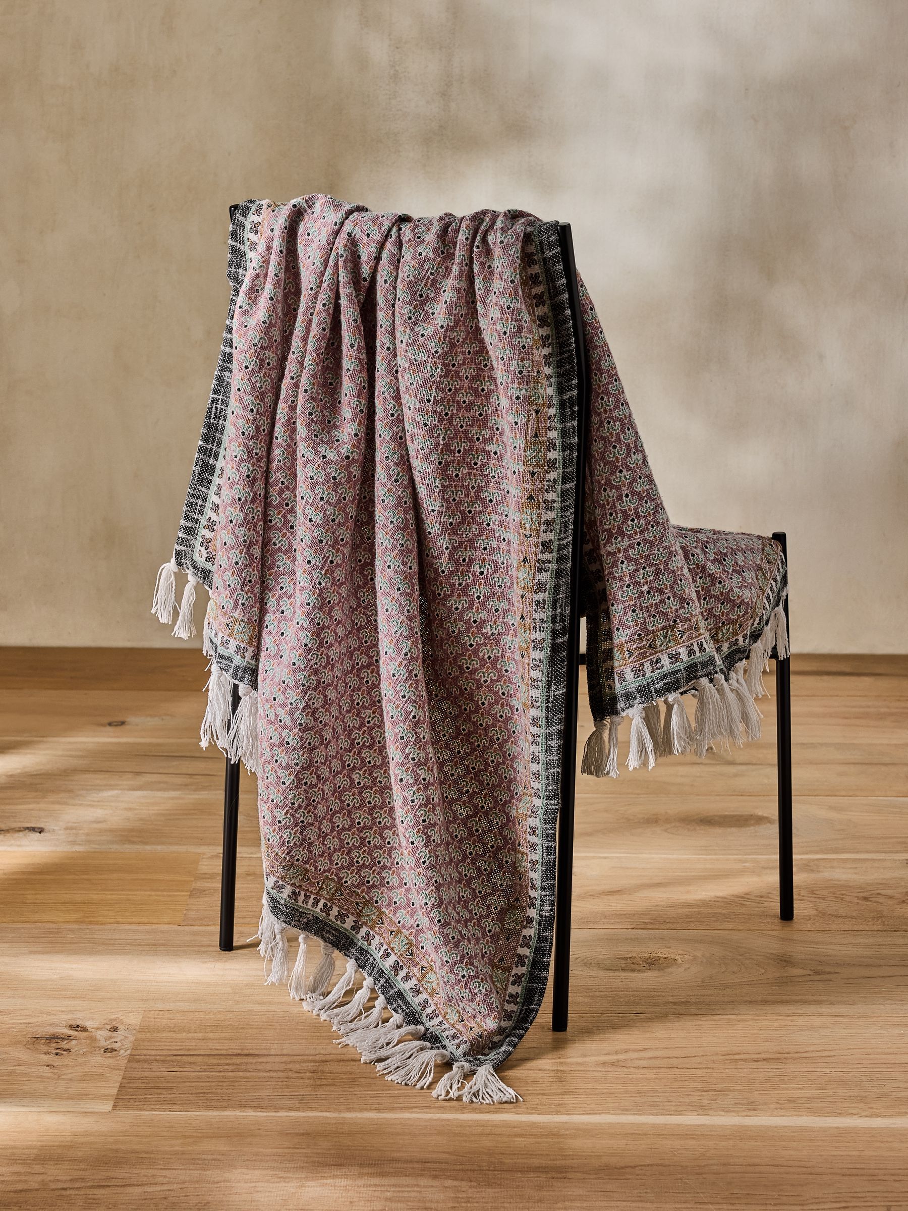 Buy French Connection Pink Poppyfield Printed Throw from the Next UK ...