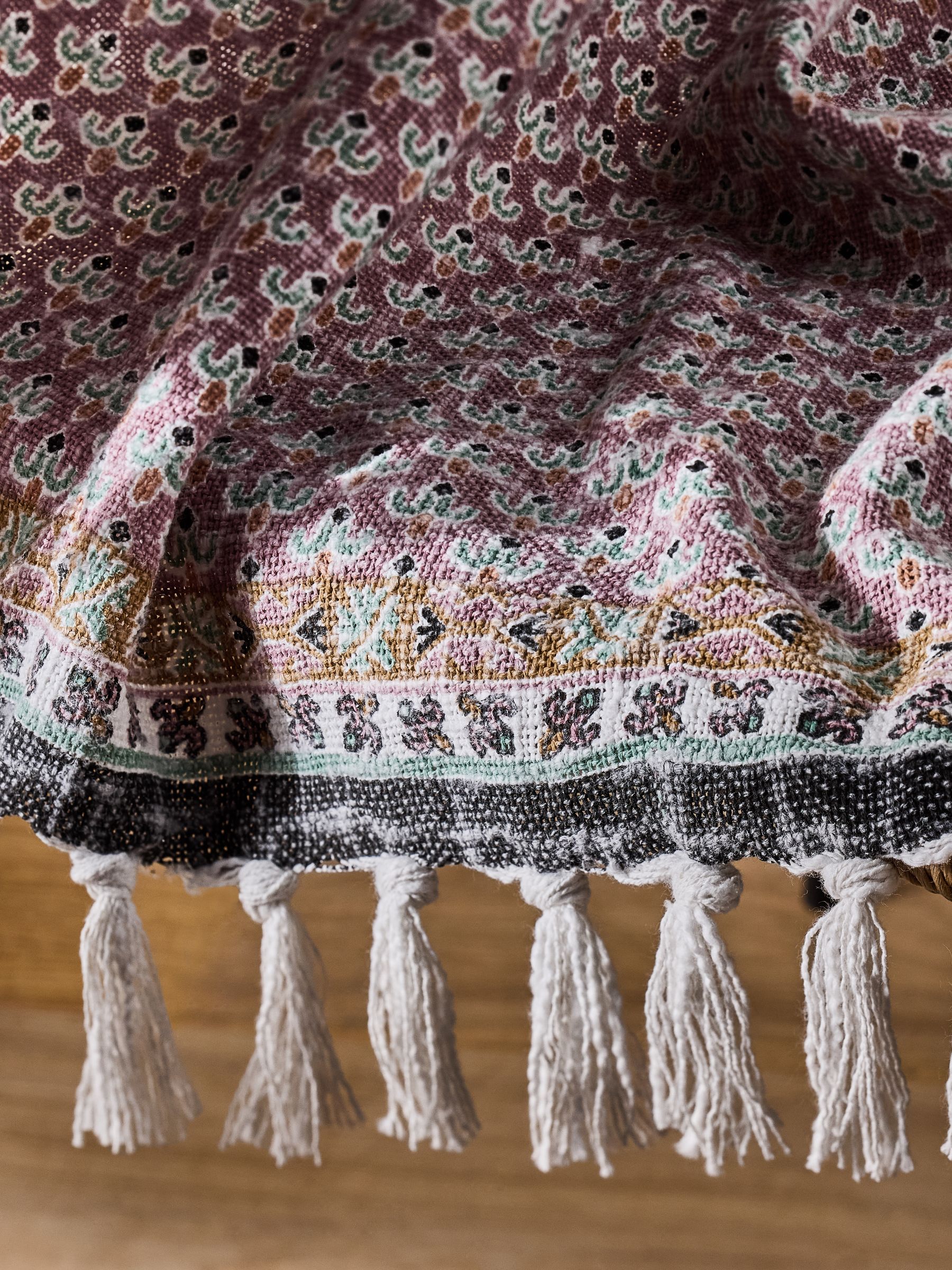 Buy French Connection Pink Poppyfield Printed Throw from the Next UK ...