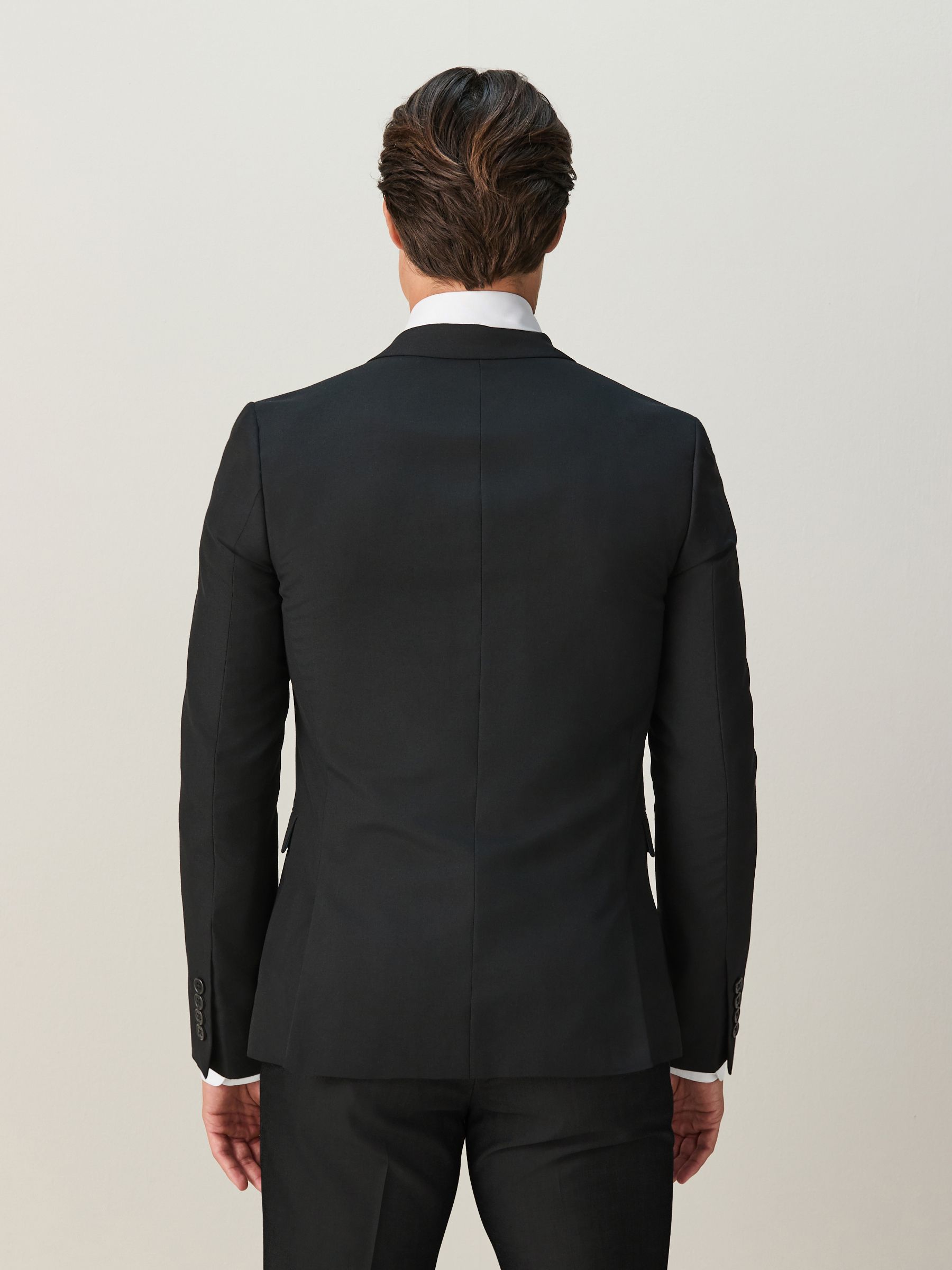 Buy Black Skinny Fit Two Button Suit Jacket from the Next UK online shop
