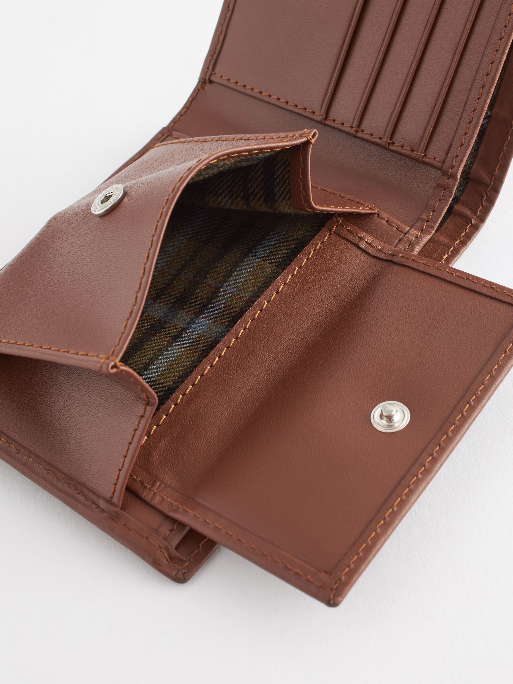 Buy Tan Brown Leather Stag Badge Wallet from Next Australia