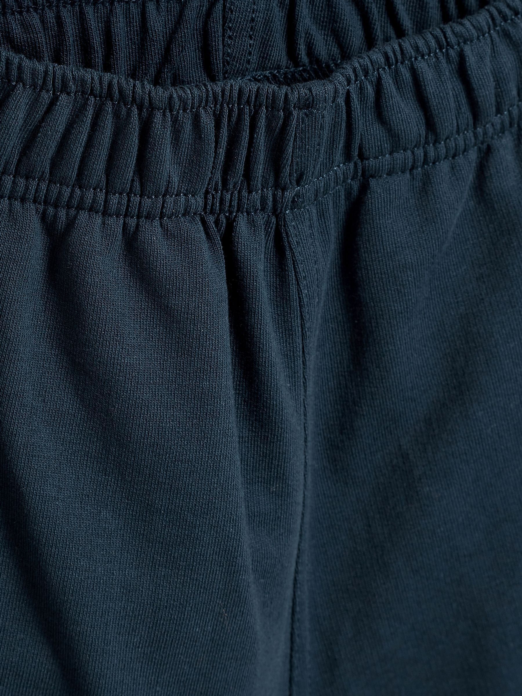 Buy Navy Blue 100% Cotton Jersey School Shorts (3-16yrs) from the Next ...