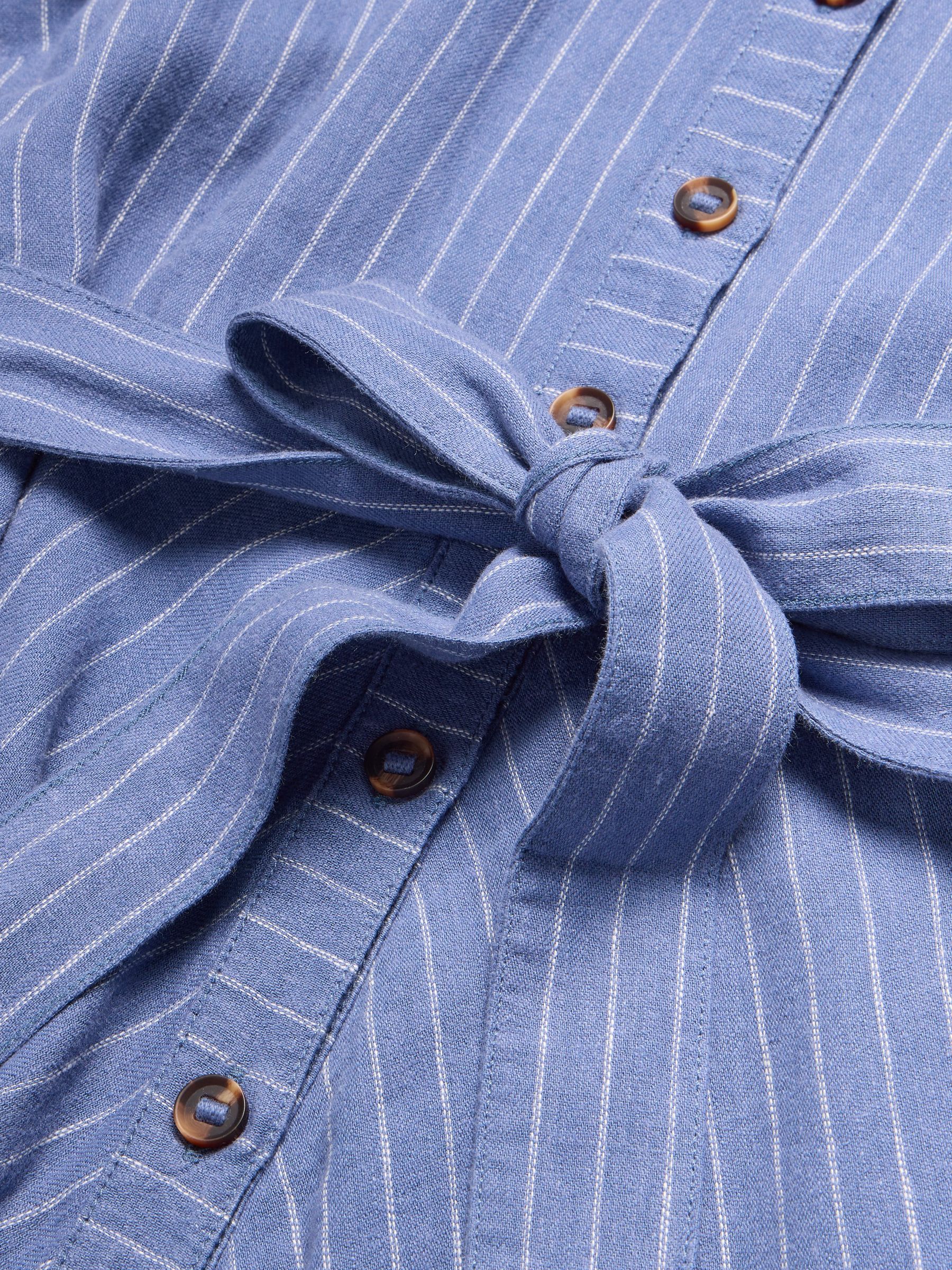 Buy White Stuff Blue Beth Linen Blend Shirt Dress from the Next UK ...