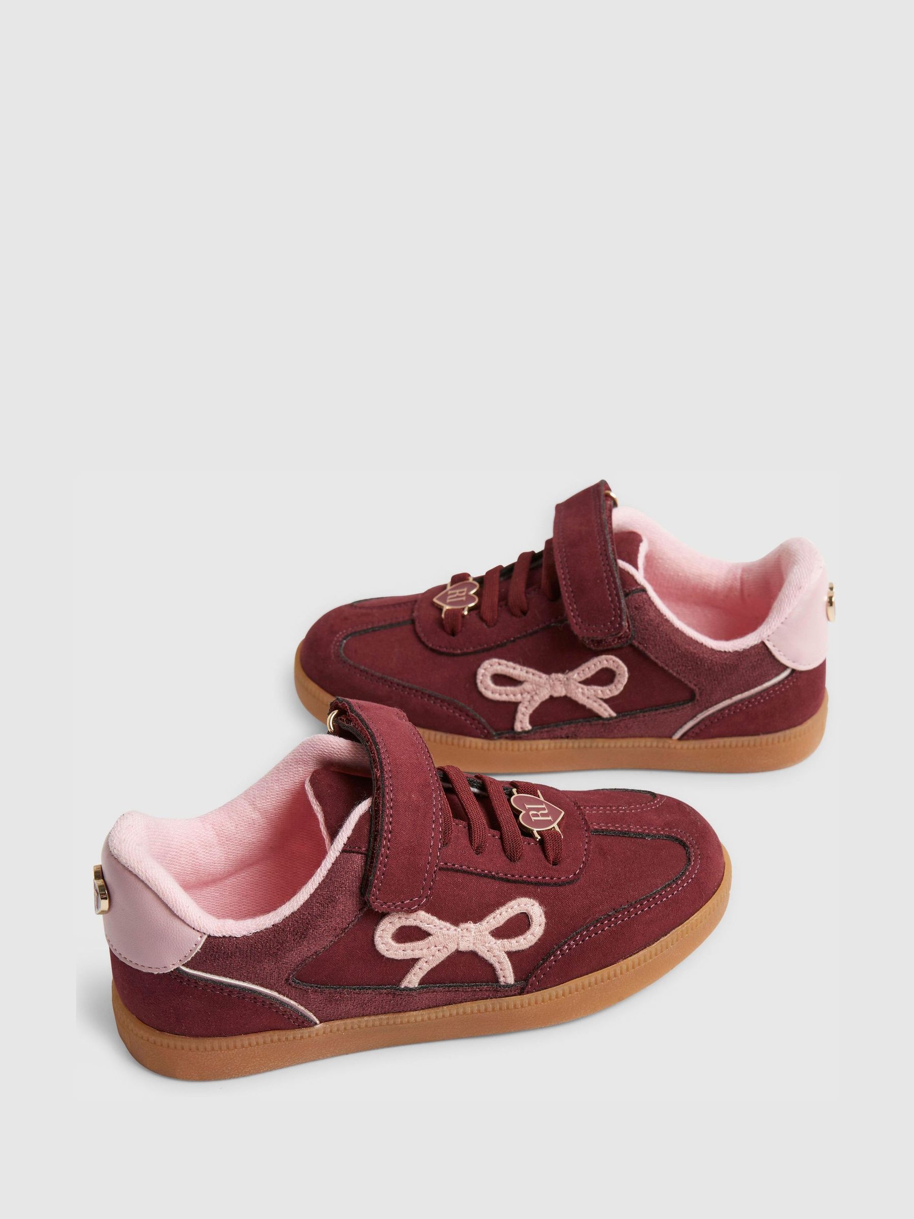 Buy River Island Red Bow Strap Trainers from the Next UK online shop
