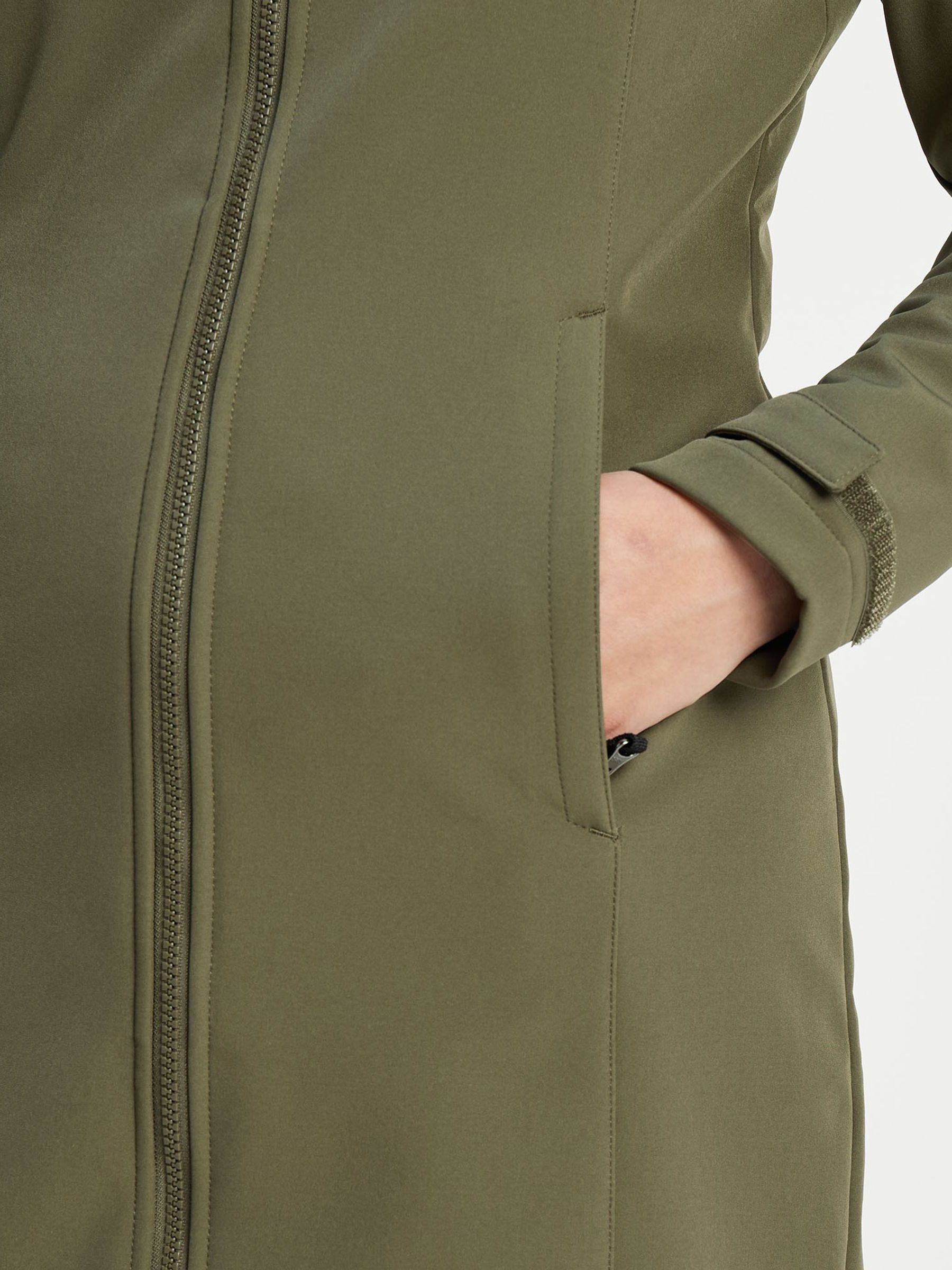 Buy Tog 24 Green Marina Extra Long Softshell Coat from the Next UK ...