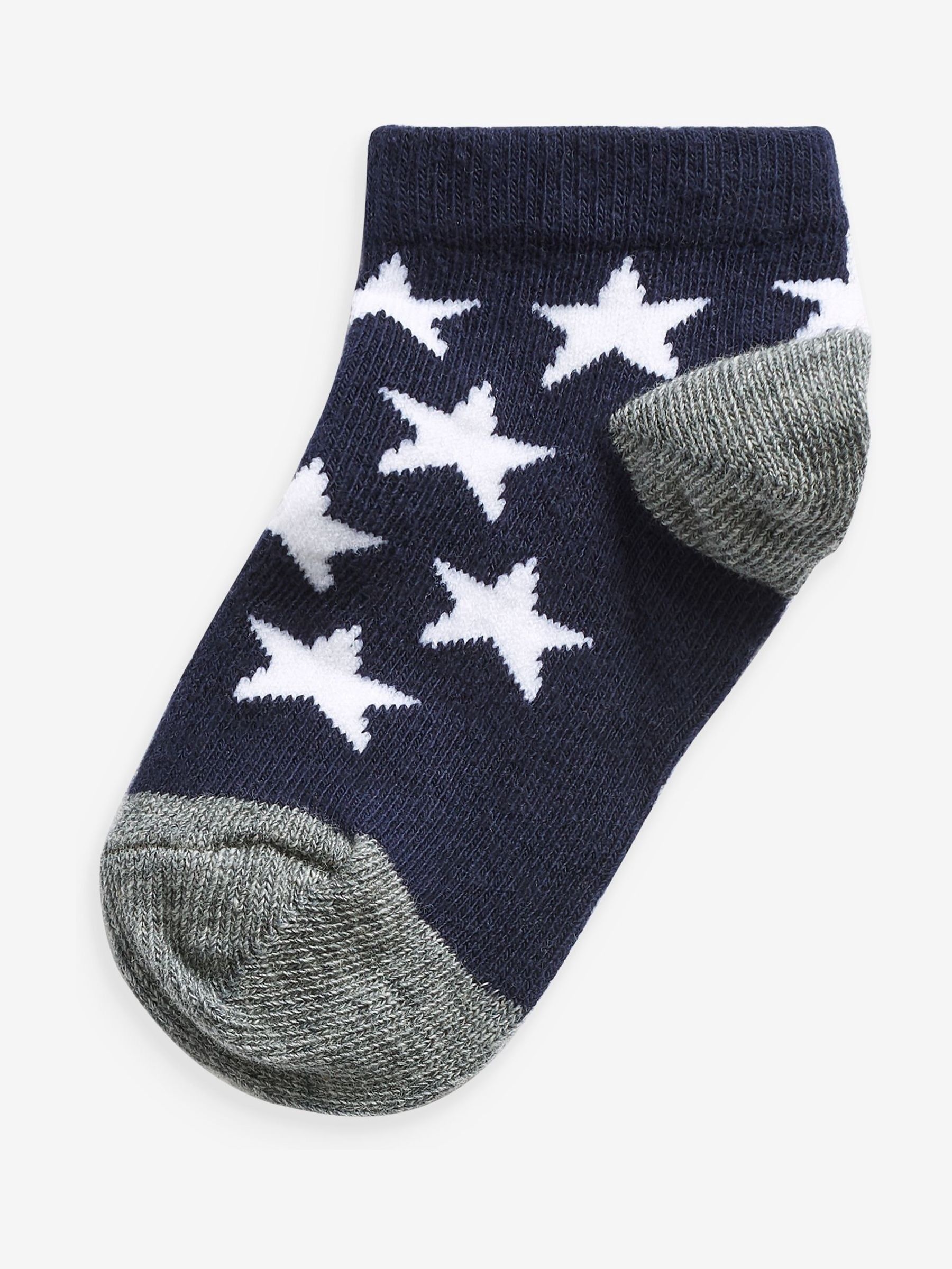 Buy Blue Cotton Rich Trainer Socks 7 Pack from the Next UK online shop