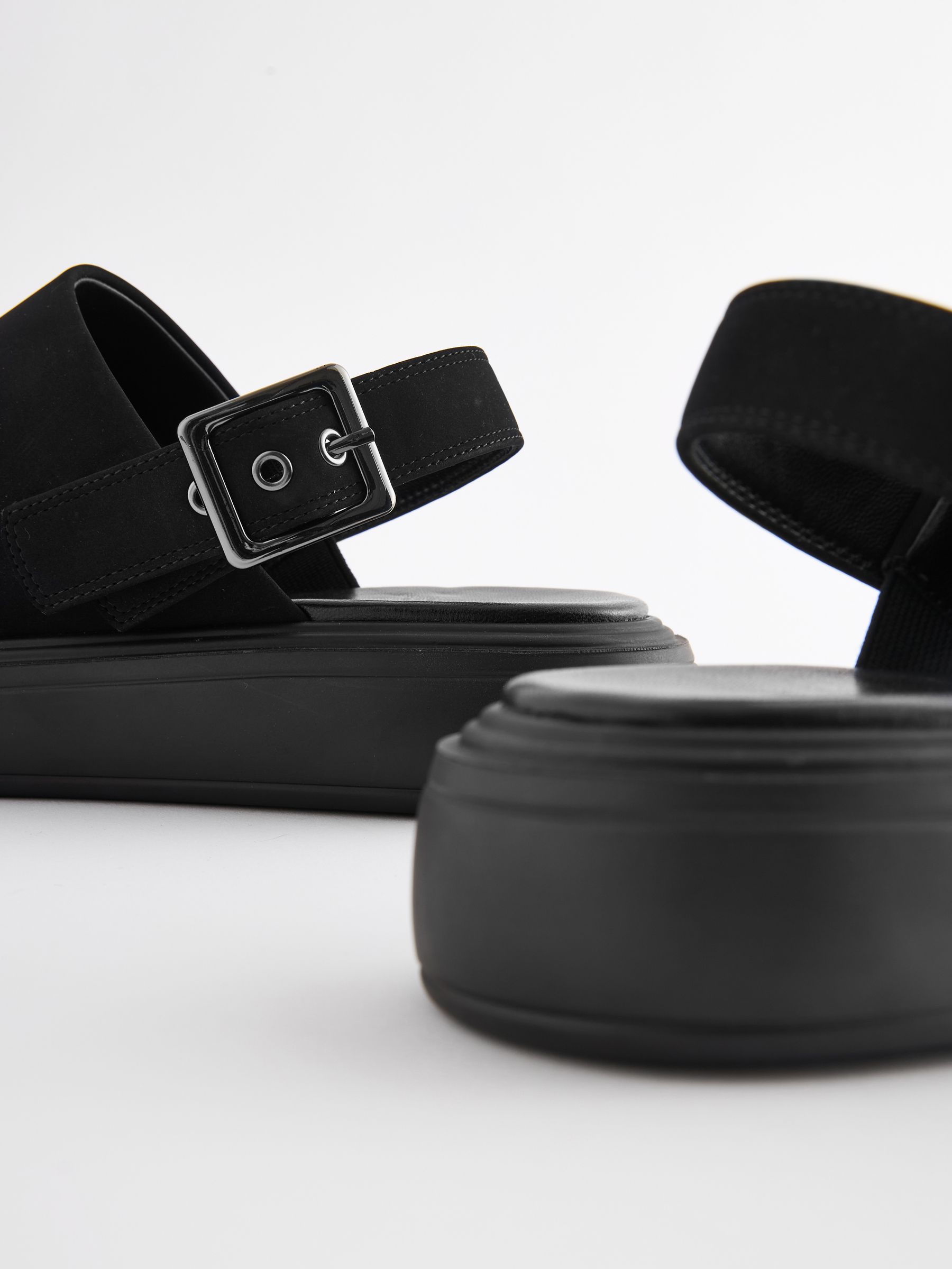 Buy Black Forever Comfort® Sling Back Buckle Clogs from the Next UK ...