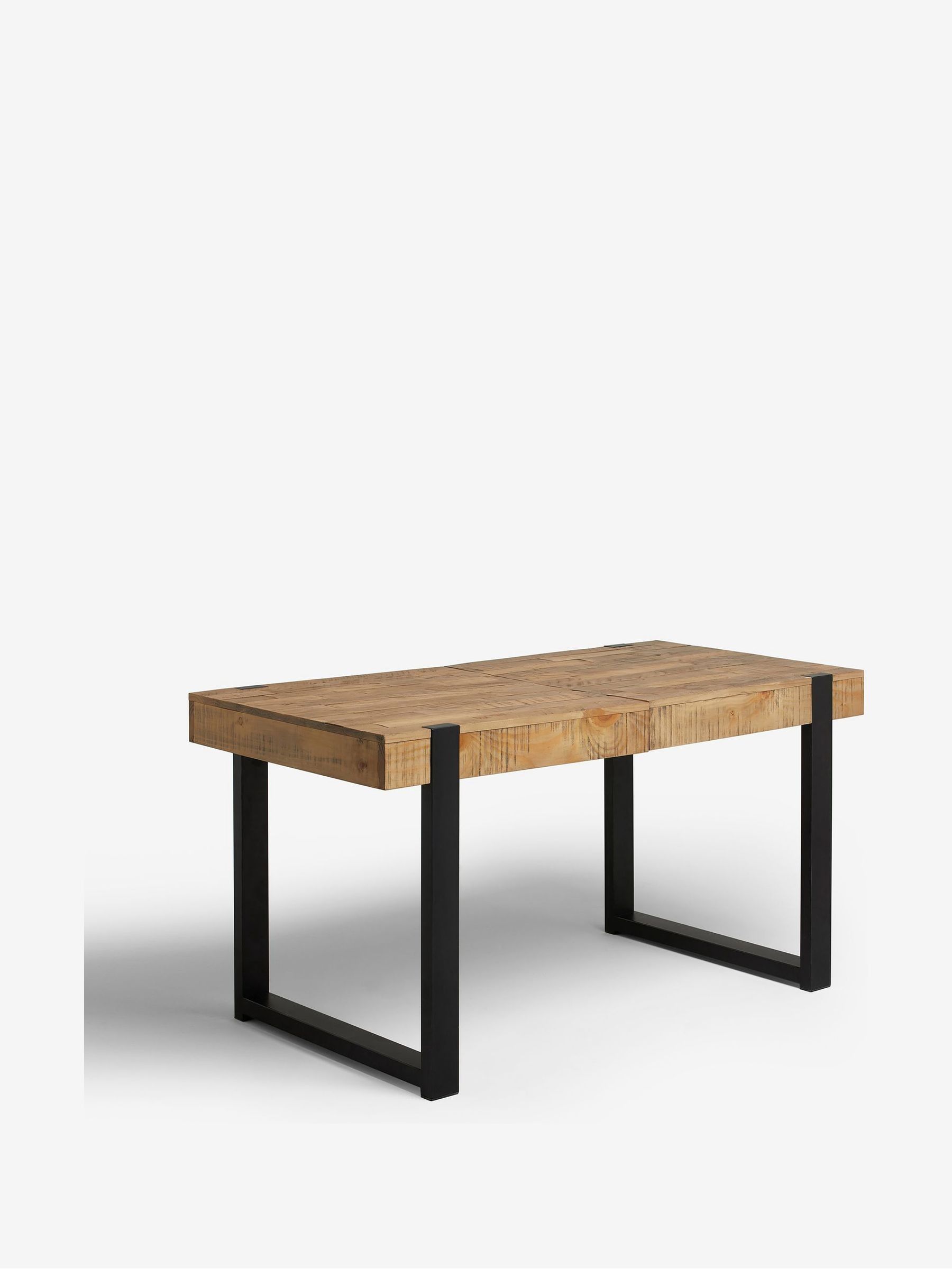 Buy Natural Solid Wood Jefferson Pine Extendable 6-8 Dining Table from ...