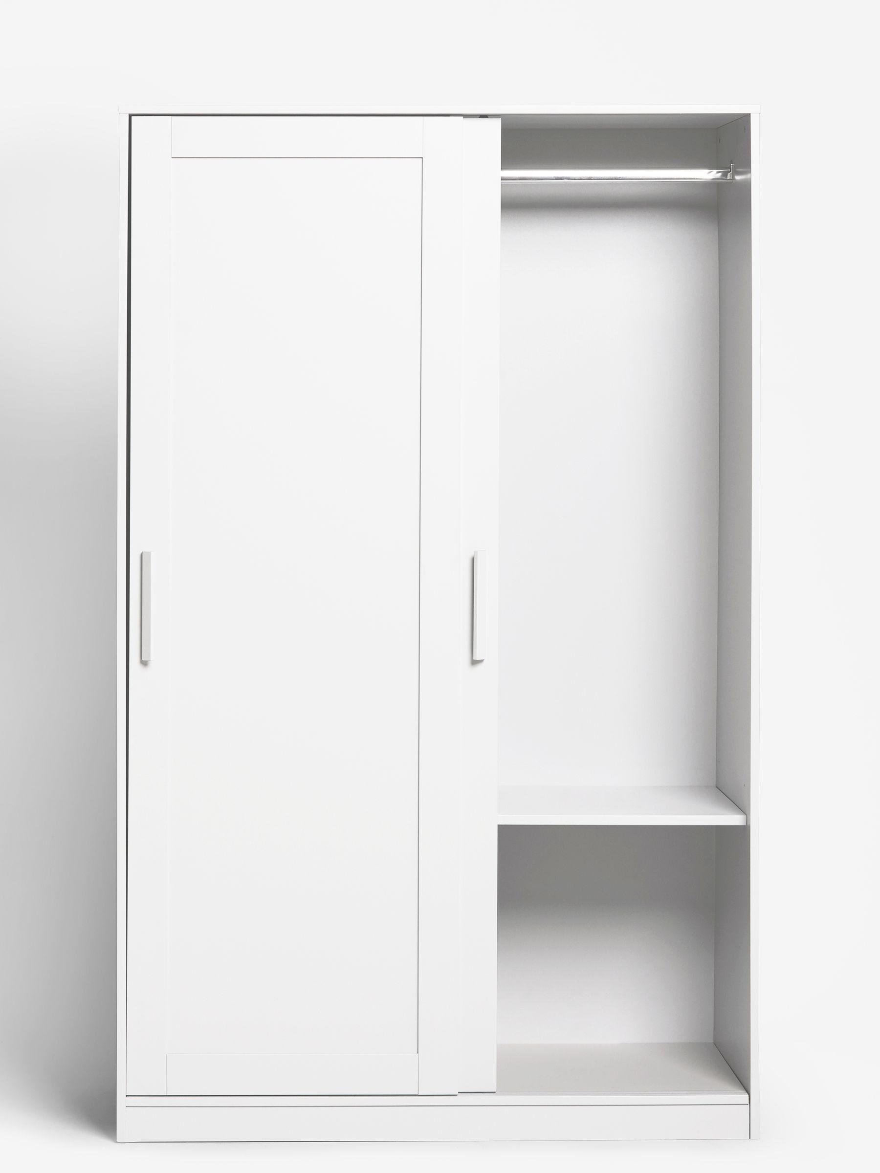 Buy White Flynn 1.2m Sliding Wardrobe from the Next UK online shop