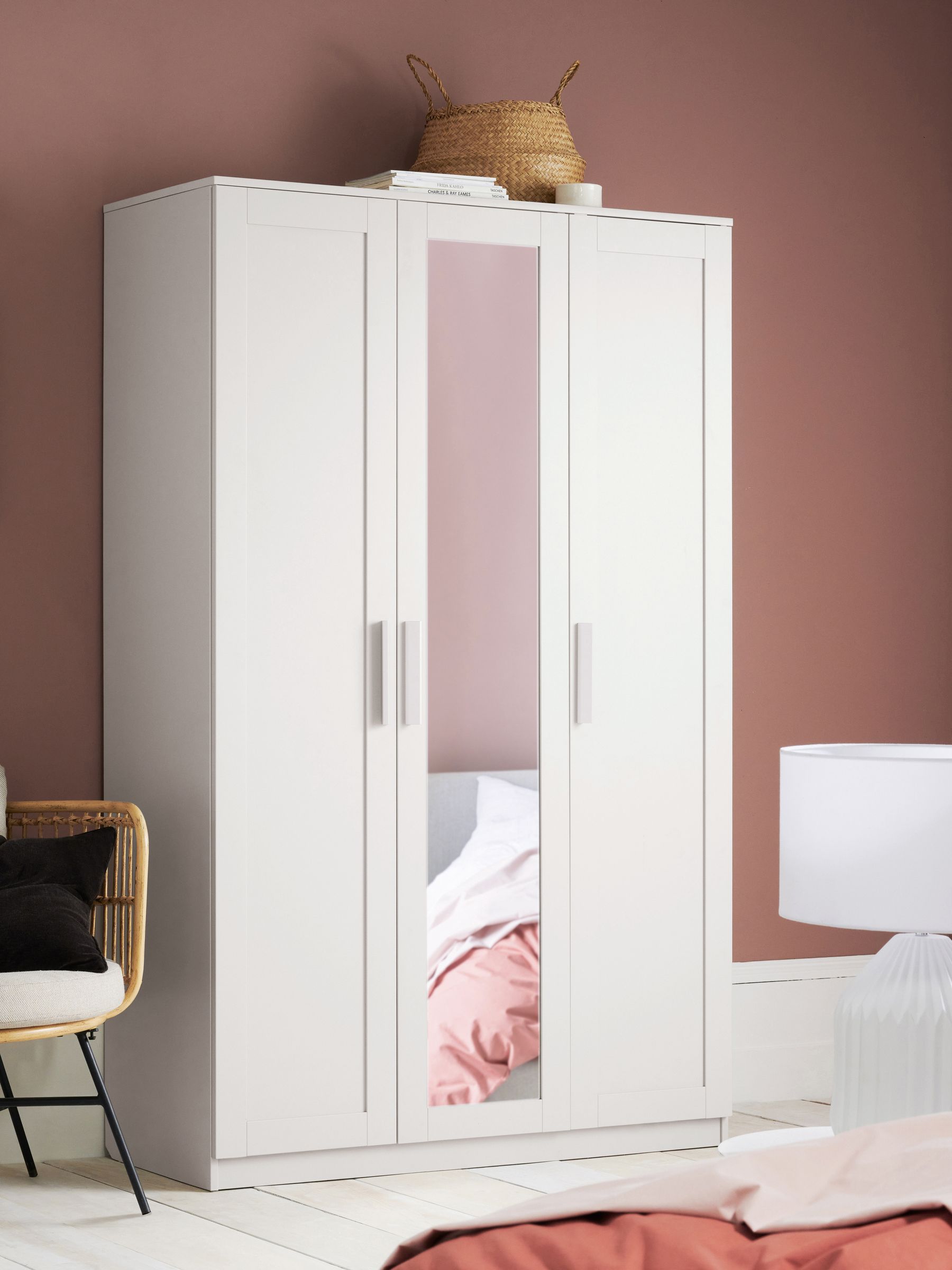 Buy White Flynn Triple Wardrobe from Next Ireland