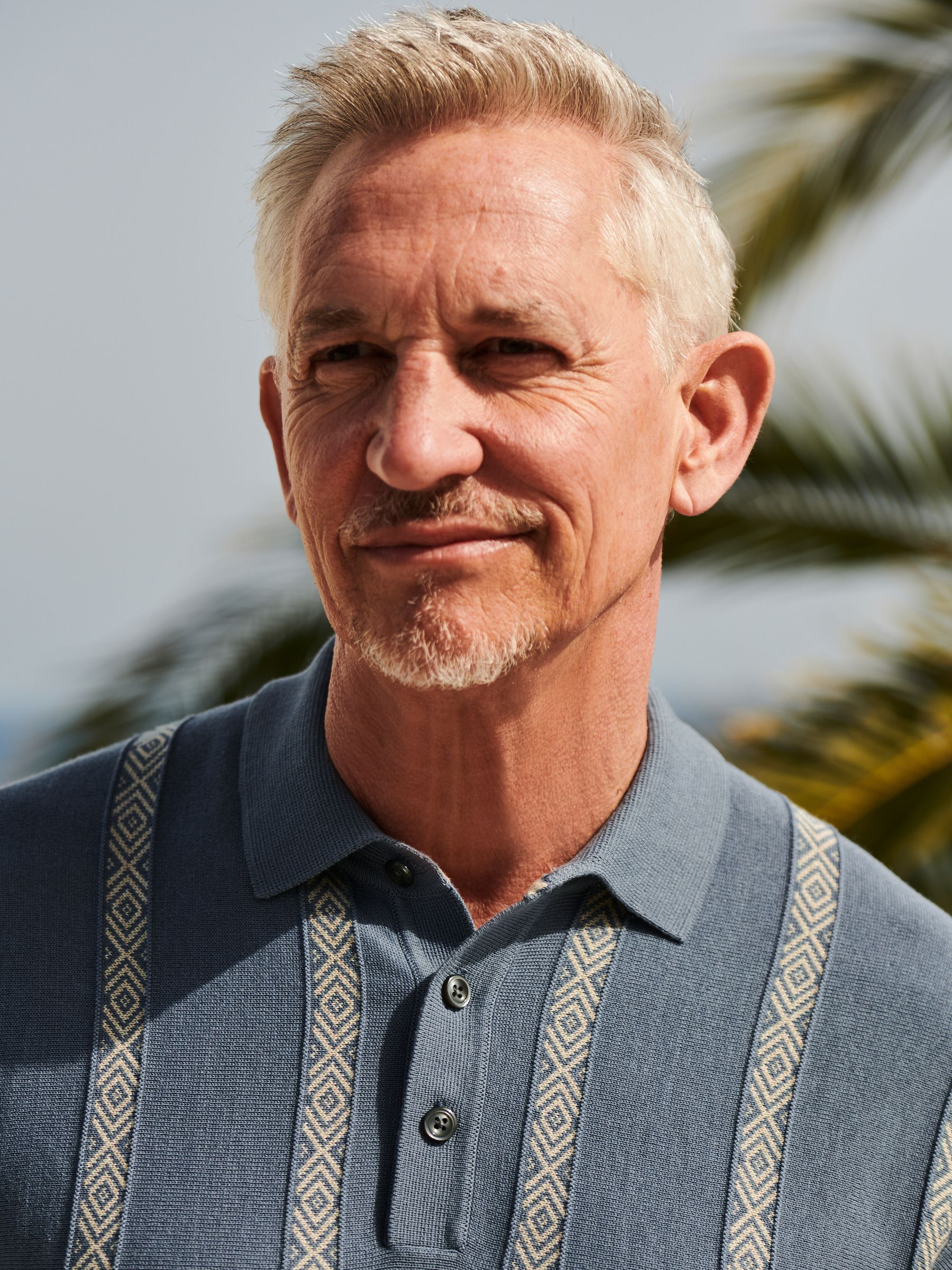 Buy Blue Regular Fit 100% Cotton Knitted Pattern Stripe Polo Shirt from ...