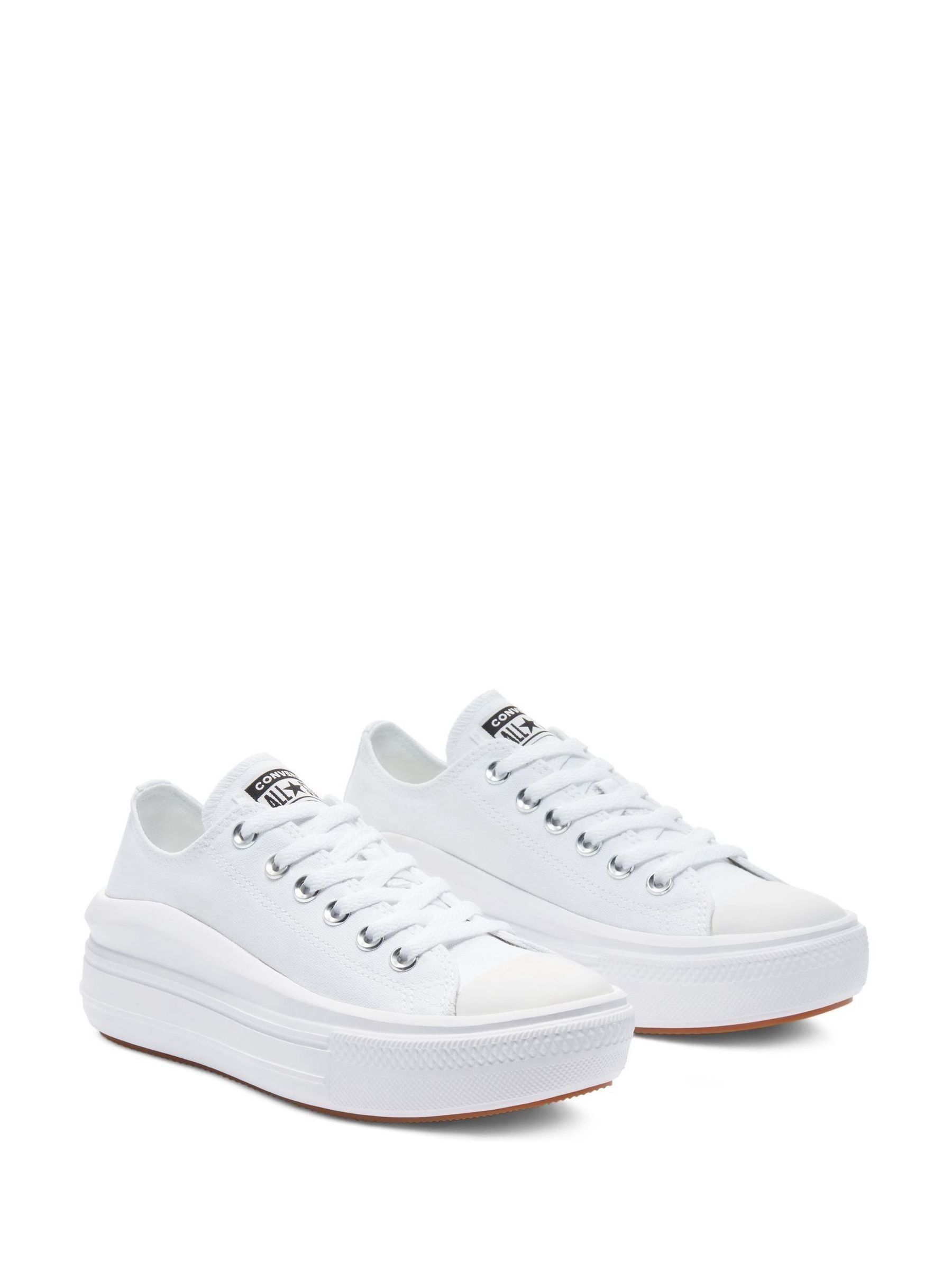 Buy Converse White All Star Move Chuck Ox Platform Trainers from Next ...