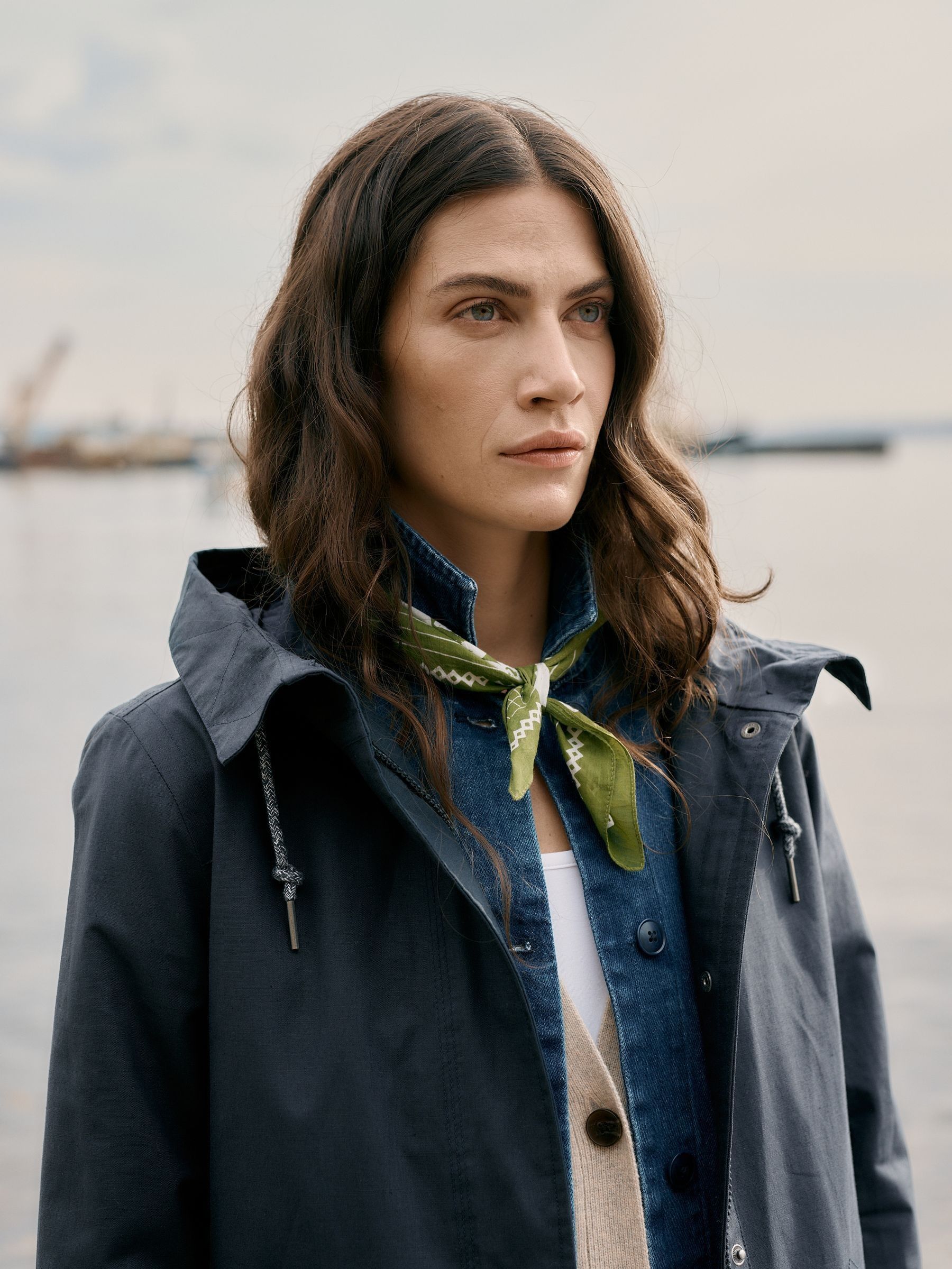 Buy Seasalt Cornwall Navy Blue Seafaring Waterproof Coat from the Next ...