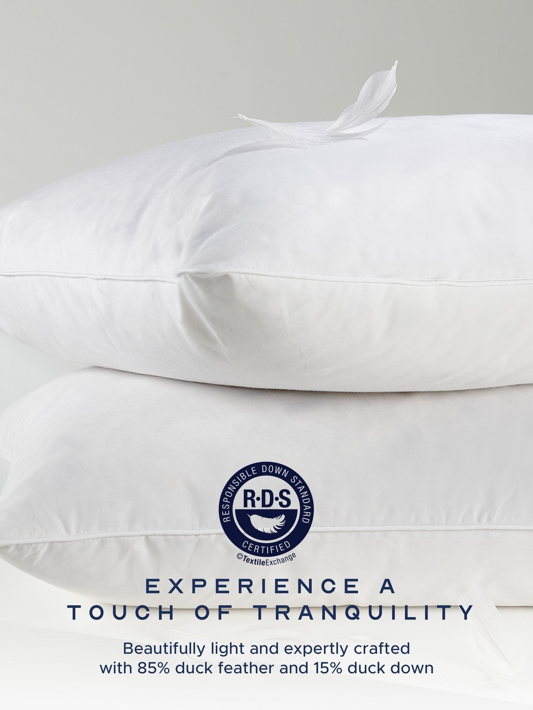 Buy Snuggledown 2 Pack Scandi Down Medium Back Sleeper White Pillows ...