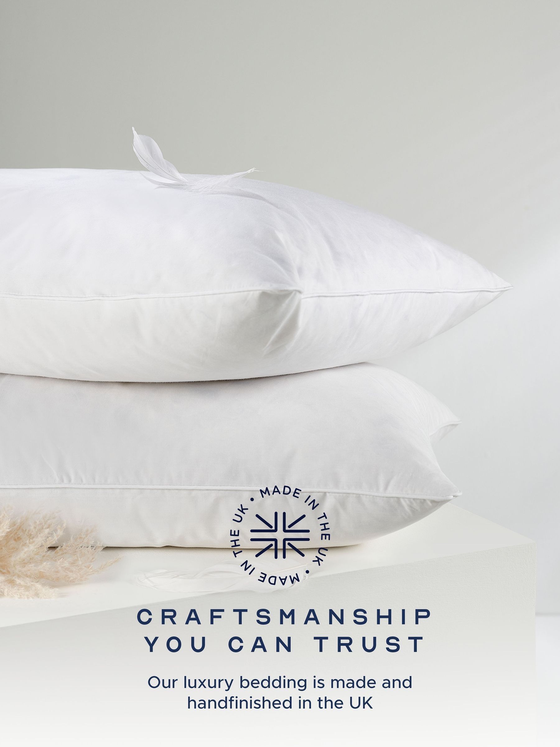 Buy Snuggledown 2 Pack Scandi Down Medium Back Sleeper White Pillows ...