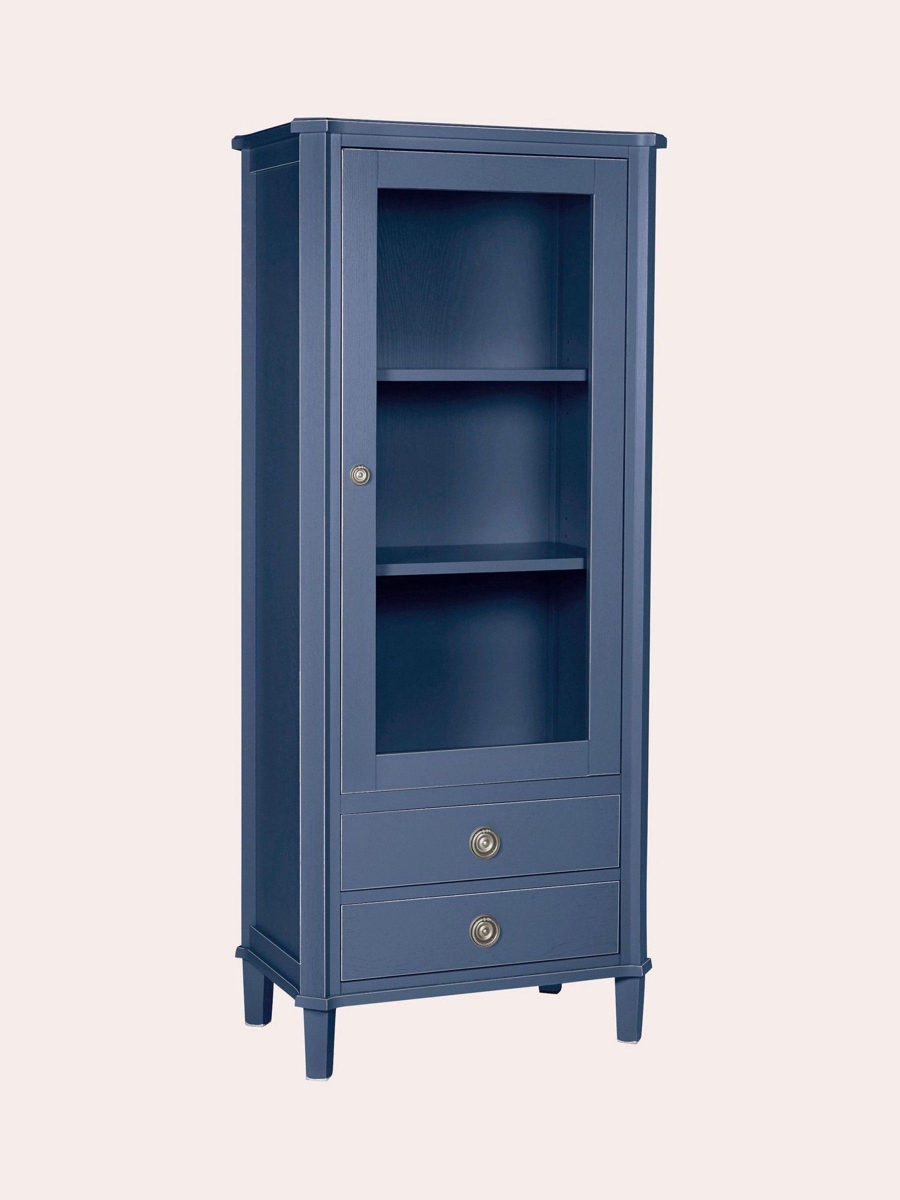Buy Laura Ashley Dusky Seaspray Henshaw 1 Door 2 Drawer Display Unit ...