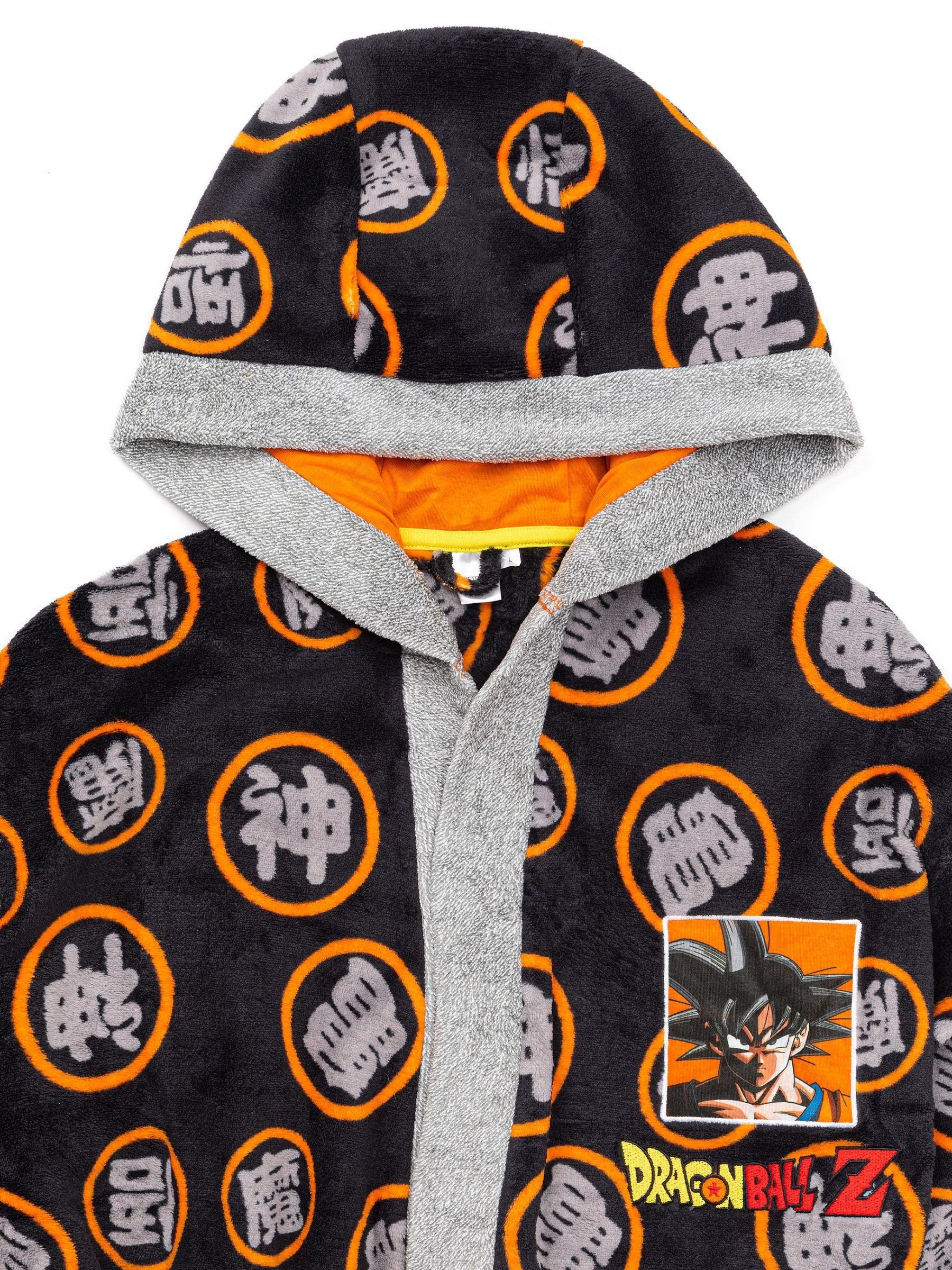 Buy Vanilla Underground Black Dragonball Z Adult Dressing Gown from the ...