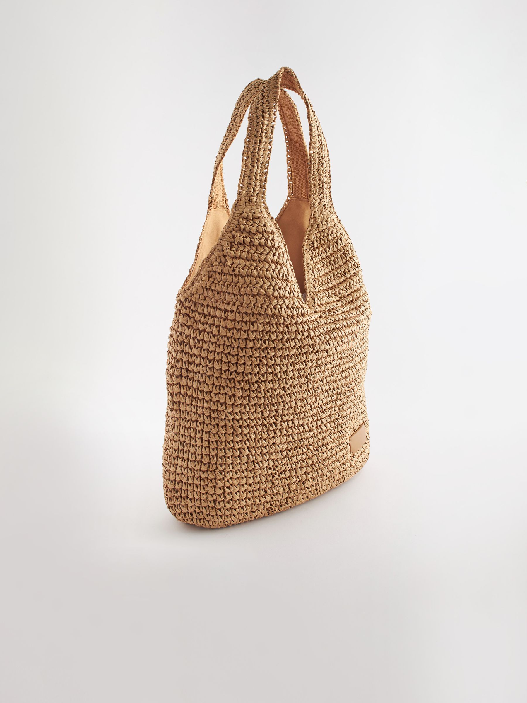 Buy Neutral Straw Effect Shopper Bag from the Next UK online shop
