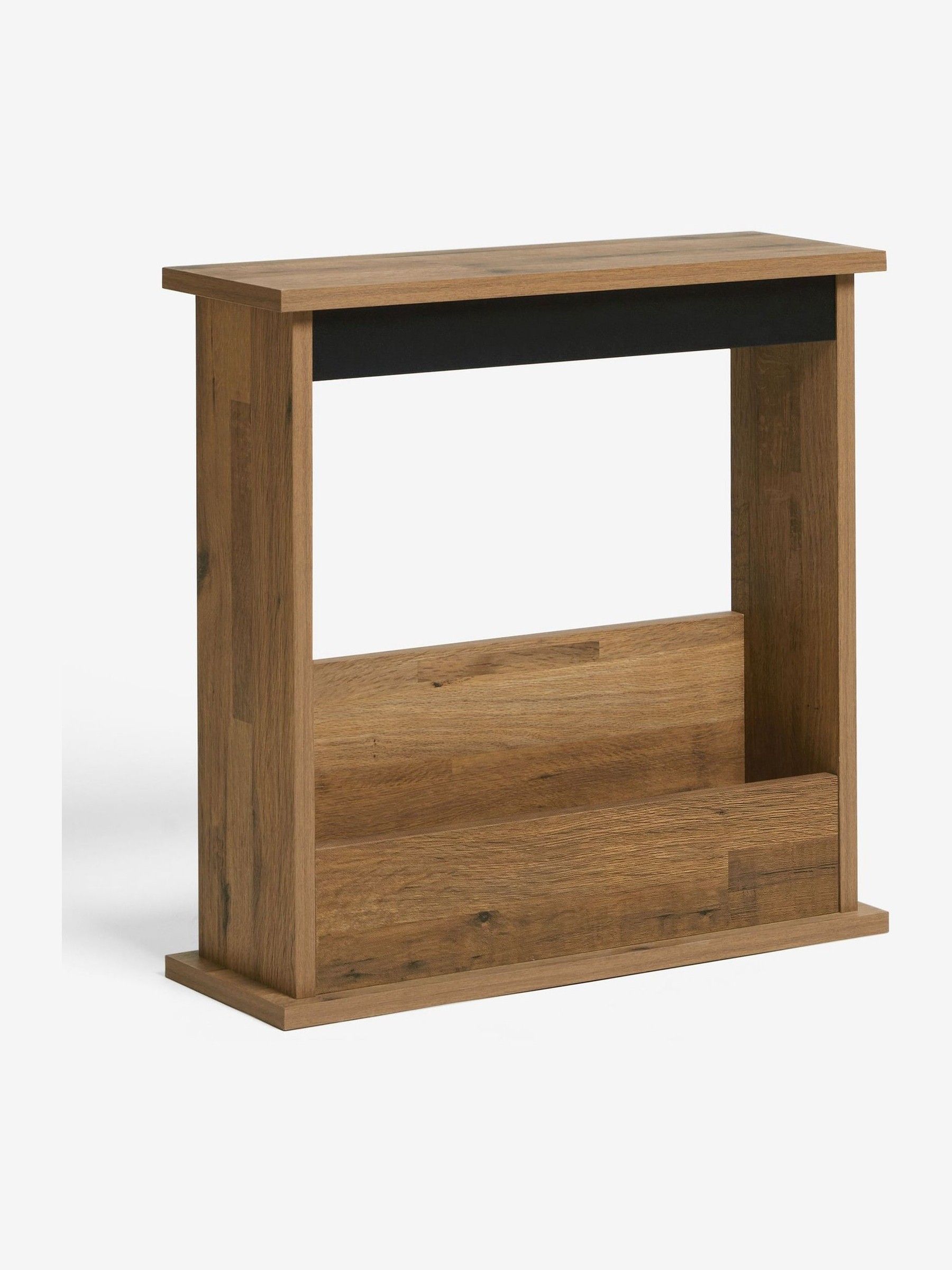 Buy Dark Bronx Oak Effect Side Table from the Next UK online shop