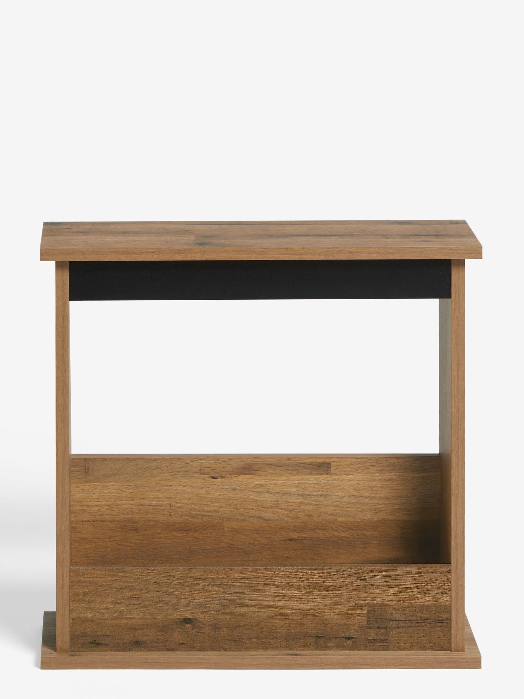 Buy Dark Bronx Oak Effect Side Table from the Next UK online shop