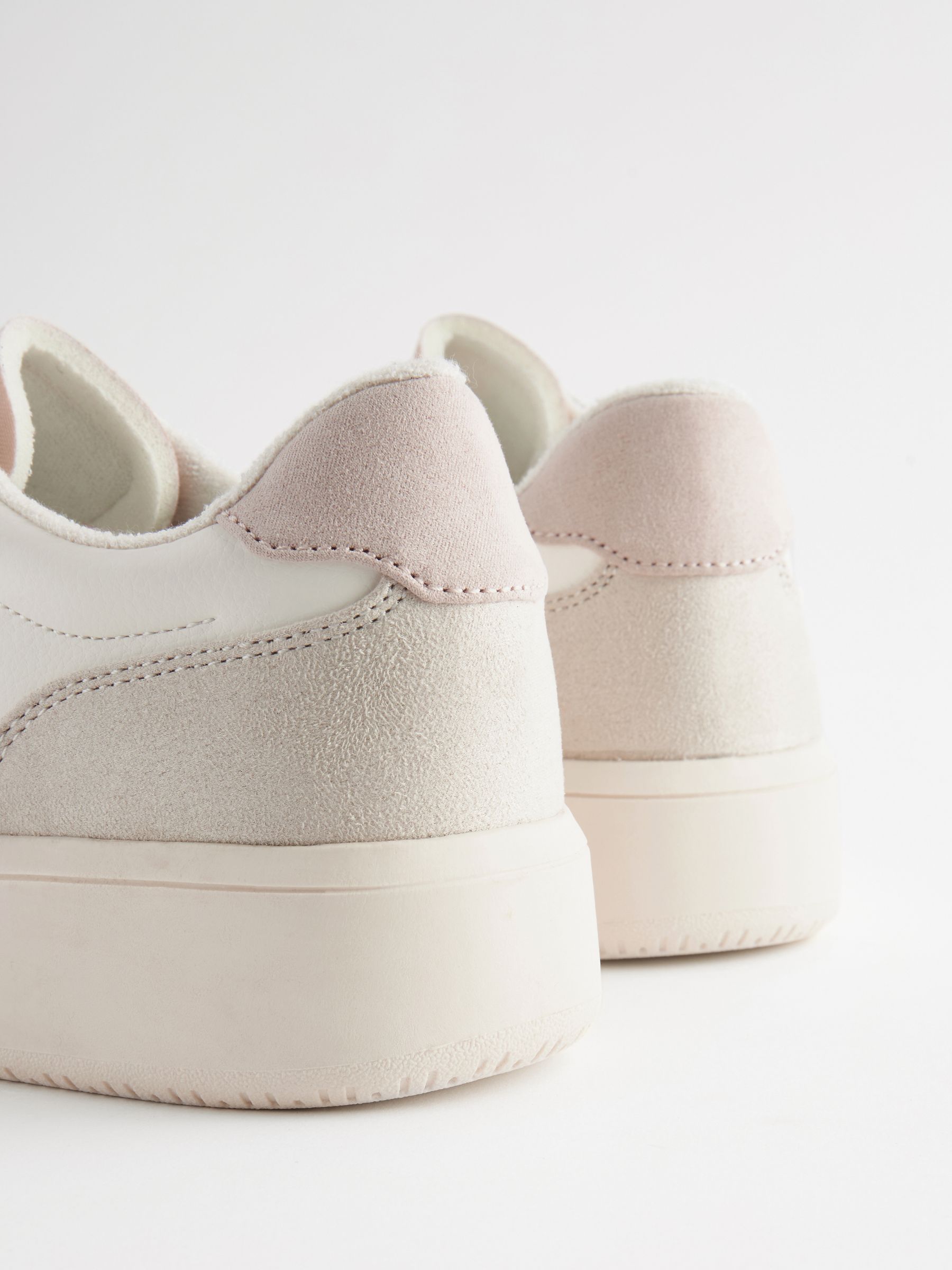 Buy Neutral Forever Comfort® Panelled Retro Lace-Up Trainers from the ...