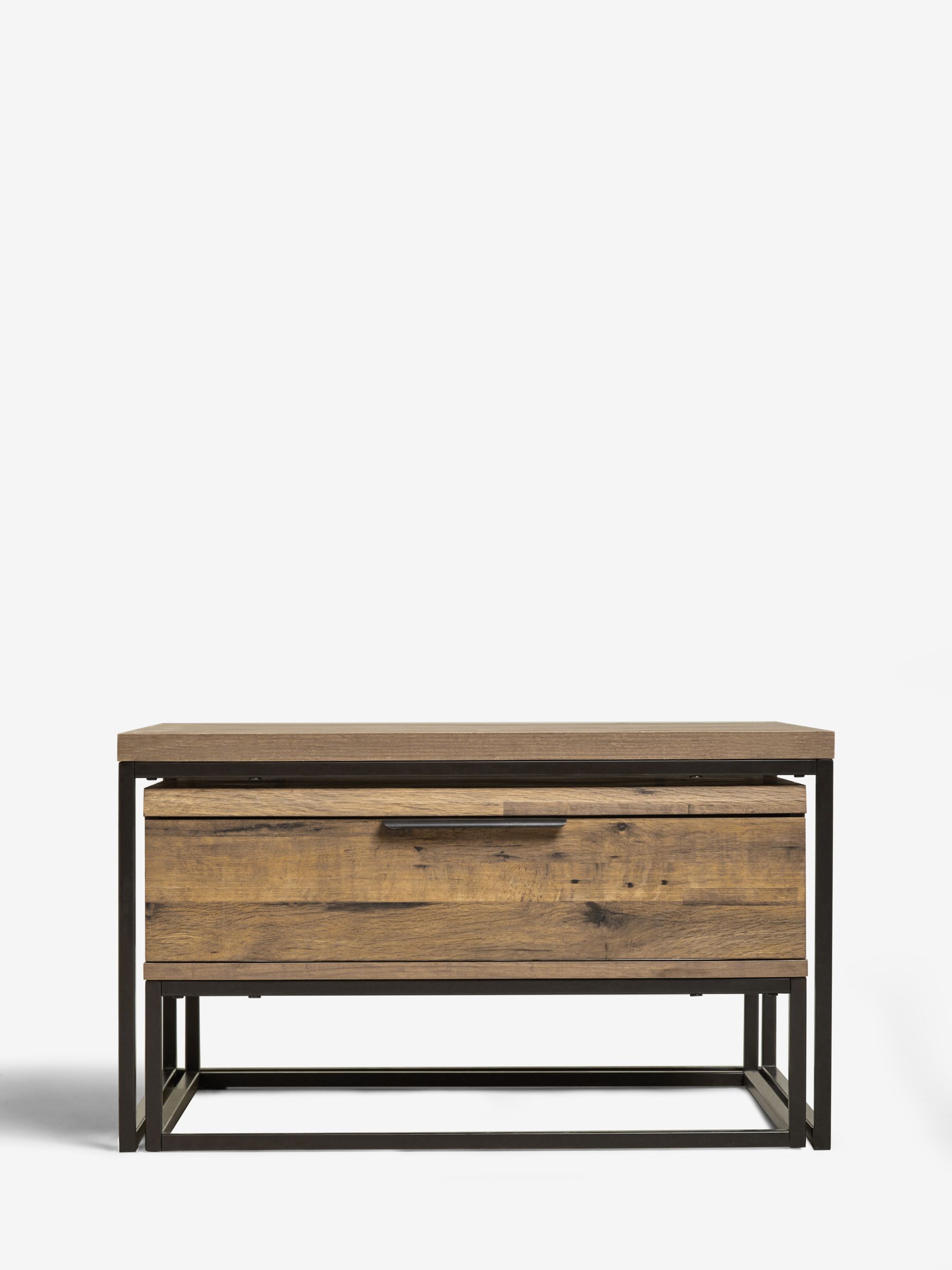 Buy Dark Bronx Nest of 2, Rectangular Coffee Table from the Next UK ...