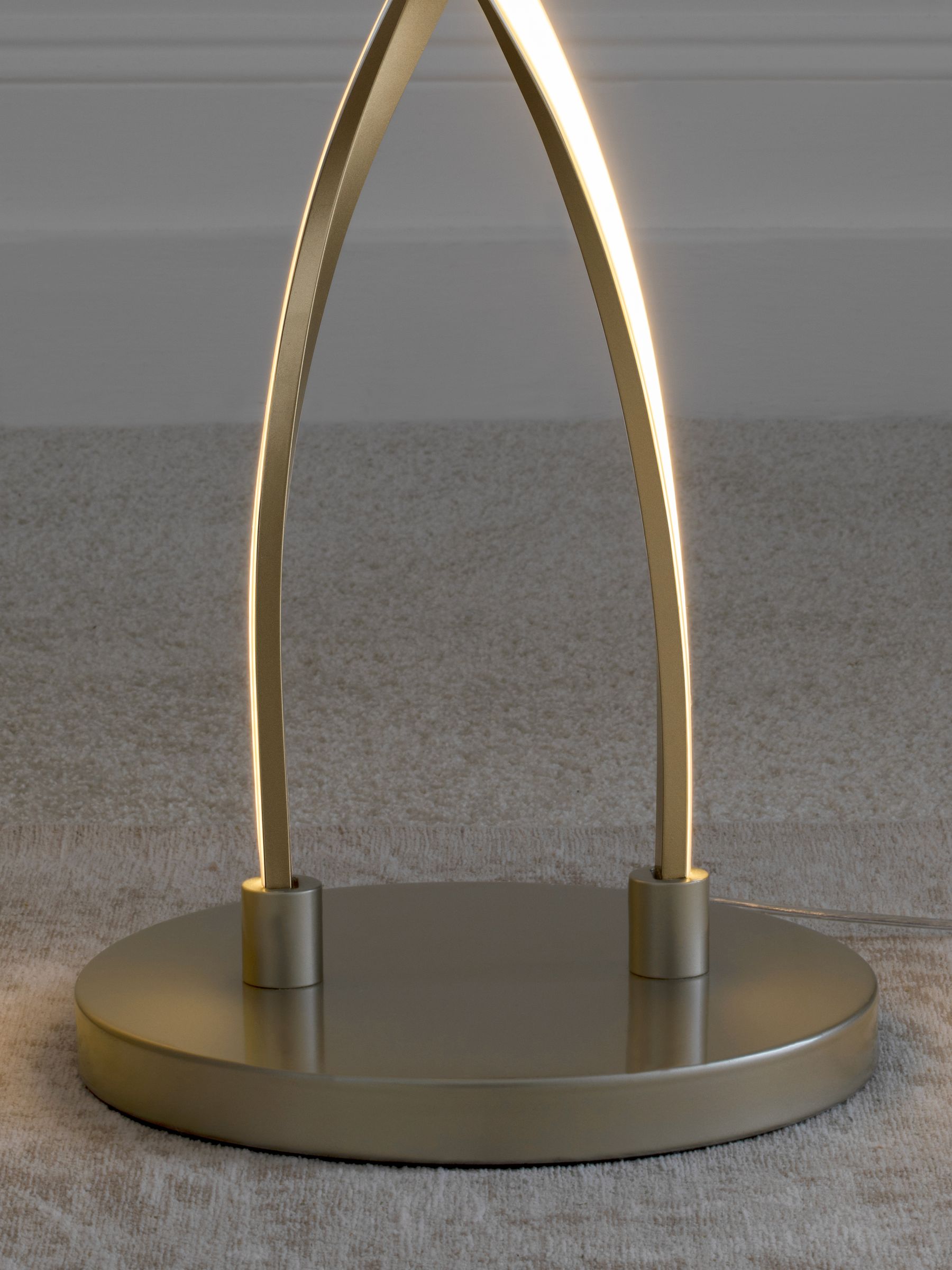 Buy Champagne Gold Callie LED Floor Lamp from the Next UK online shop