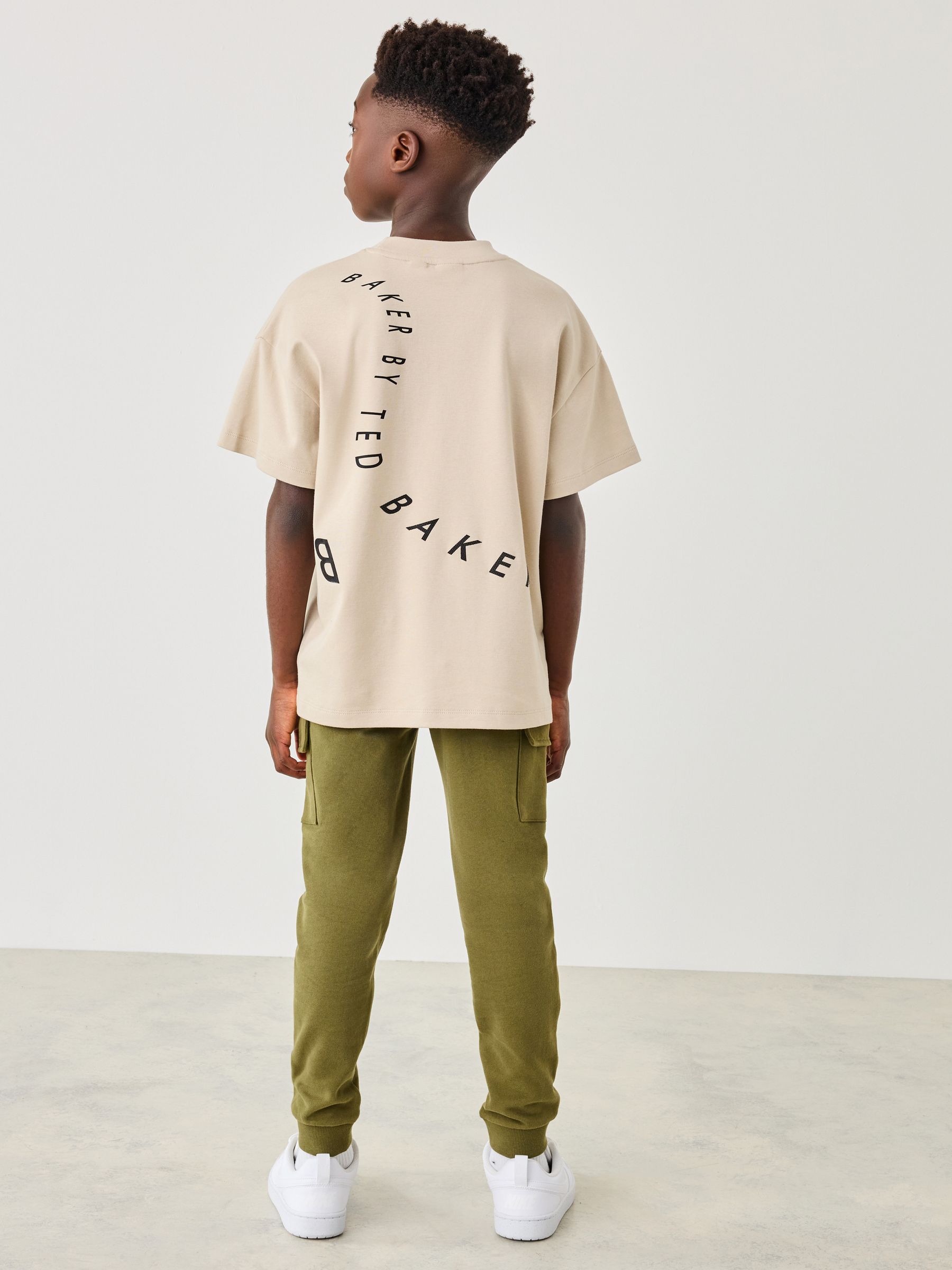 Buy Baker by Ted Baker Graphic 100% Cotton T-Shirt and Joggers Set from ...