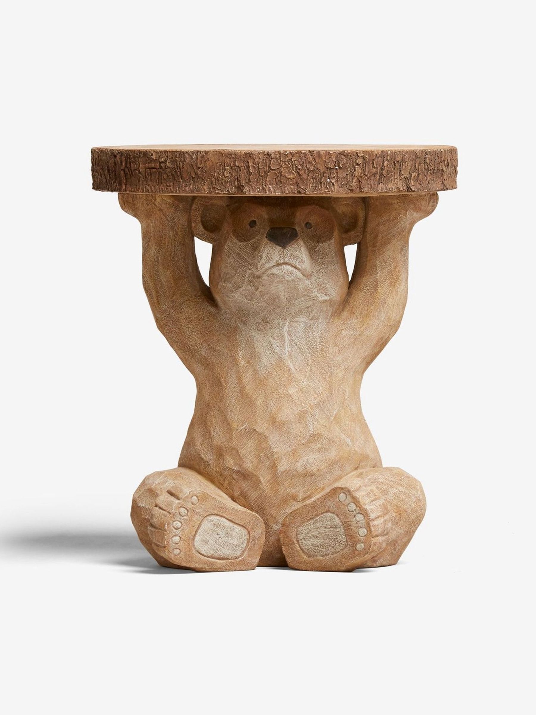 Buy Natural Bertie Bear Resin Side Table Suitable For Outdoor Use from ...