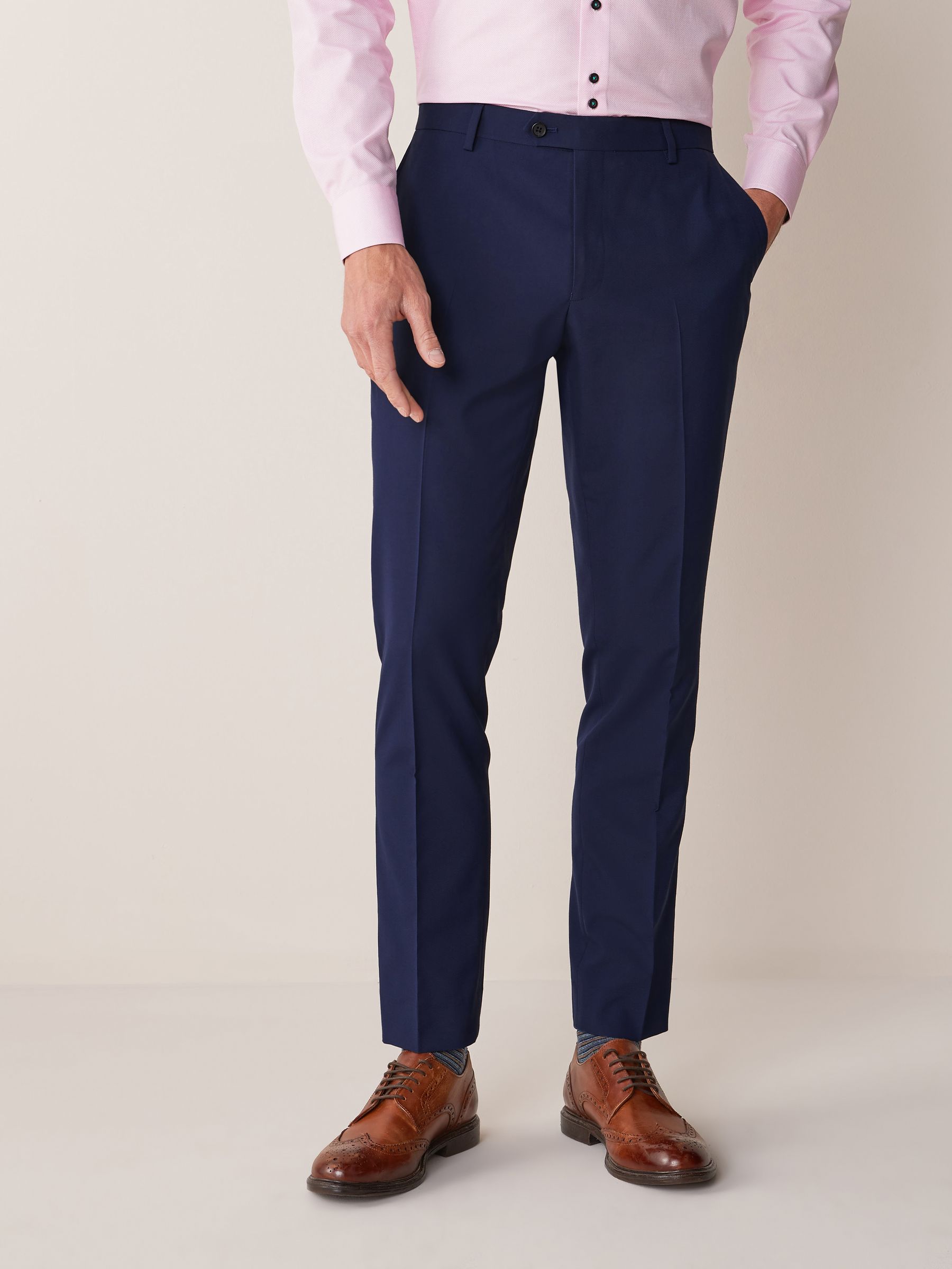 Slim cut trousers store